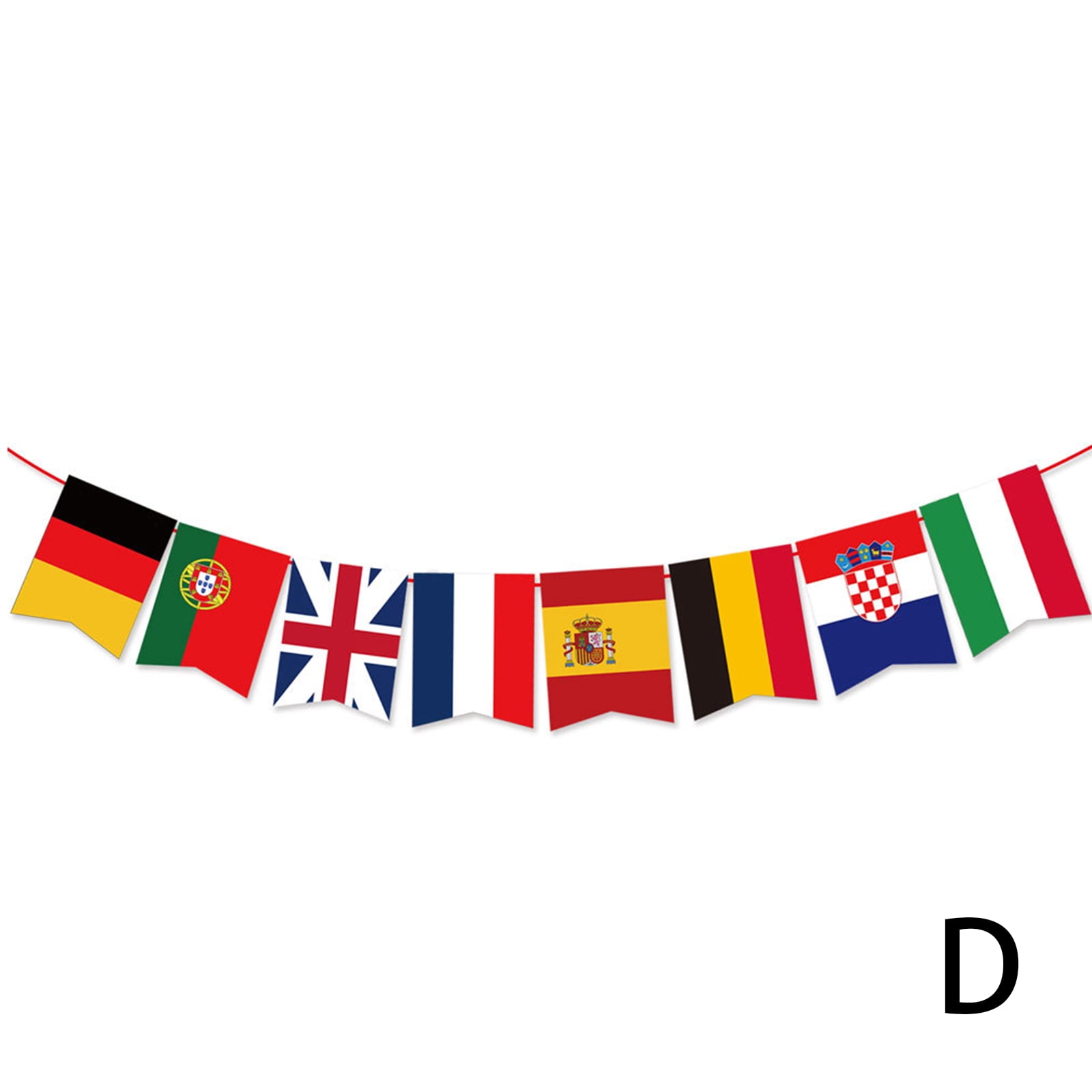 Pusili Euro 2024 Flags Banner Decorations, Europe Flags for Bar Club ...