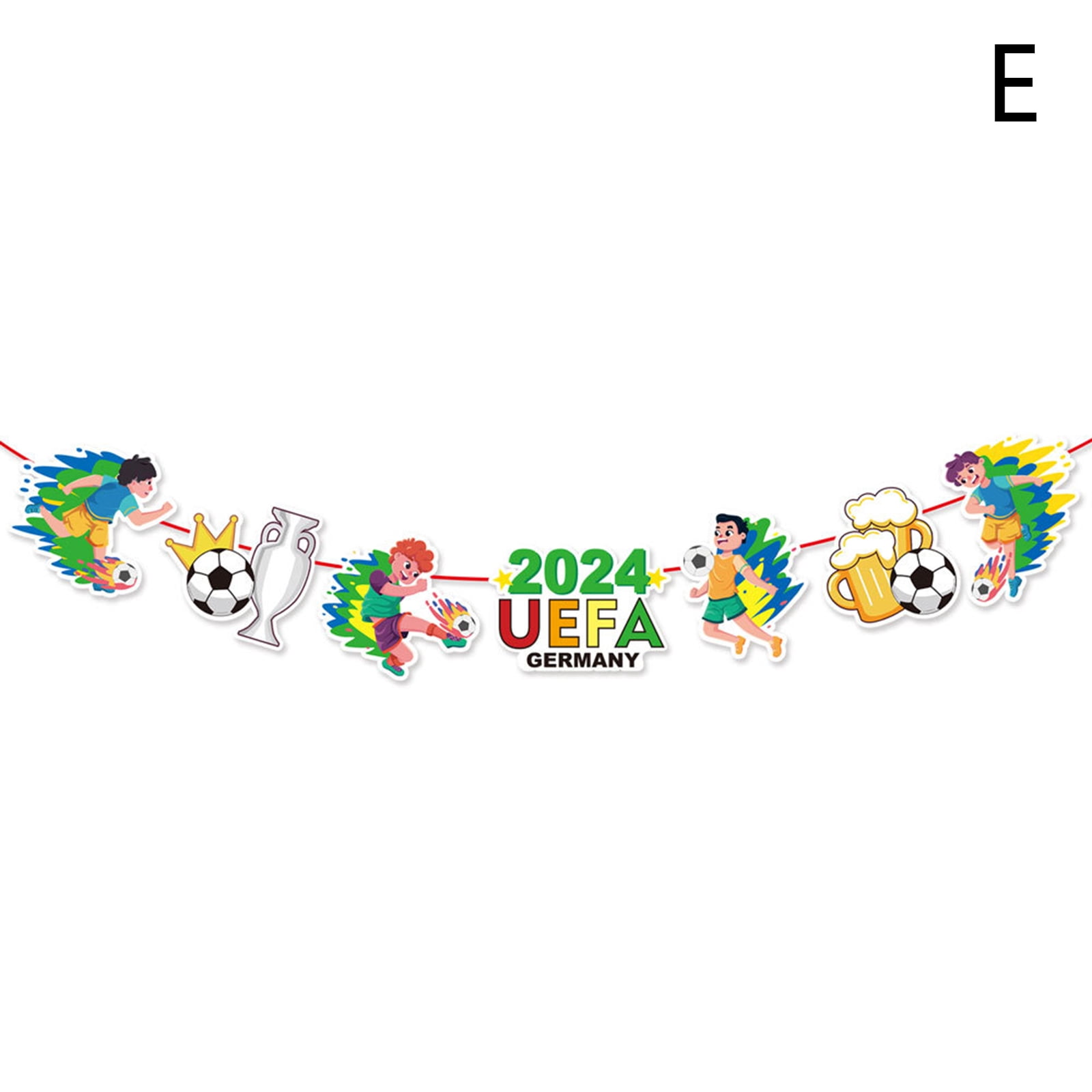 Pusili Euro 2024 Flags Banner, Euro 2024 Decorations, Europe Flags for ...