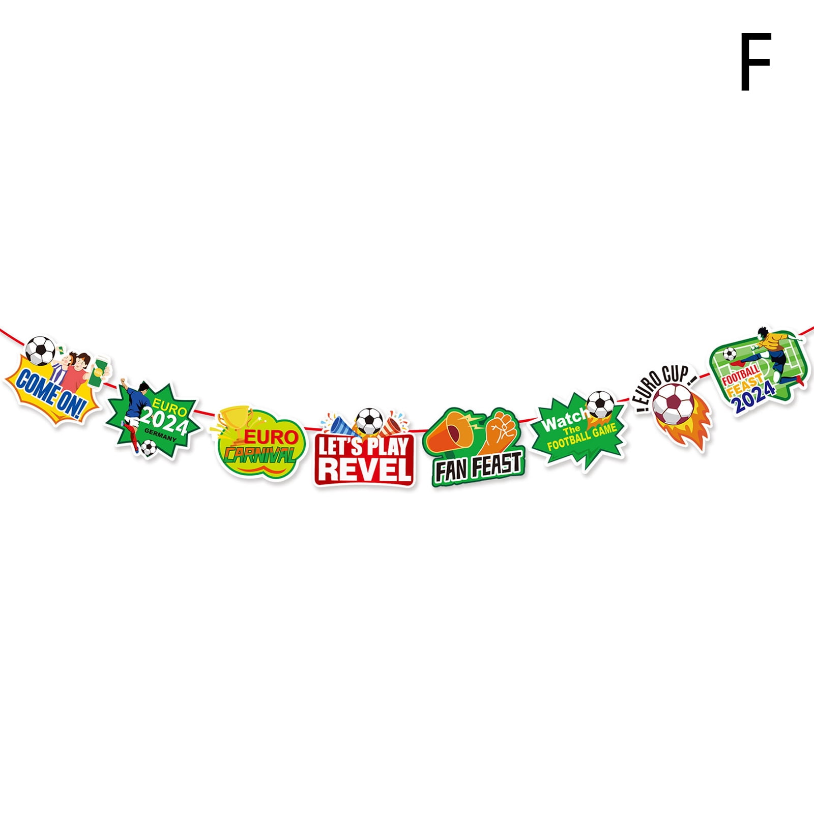 Pusili Euro 2024 Flags Banner, Euro 2024 Decorations, Europe Flags for ...