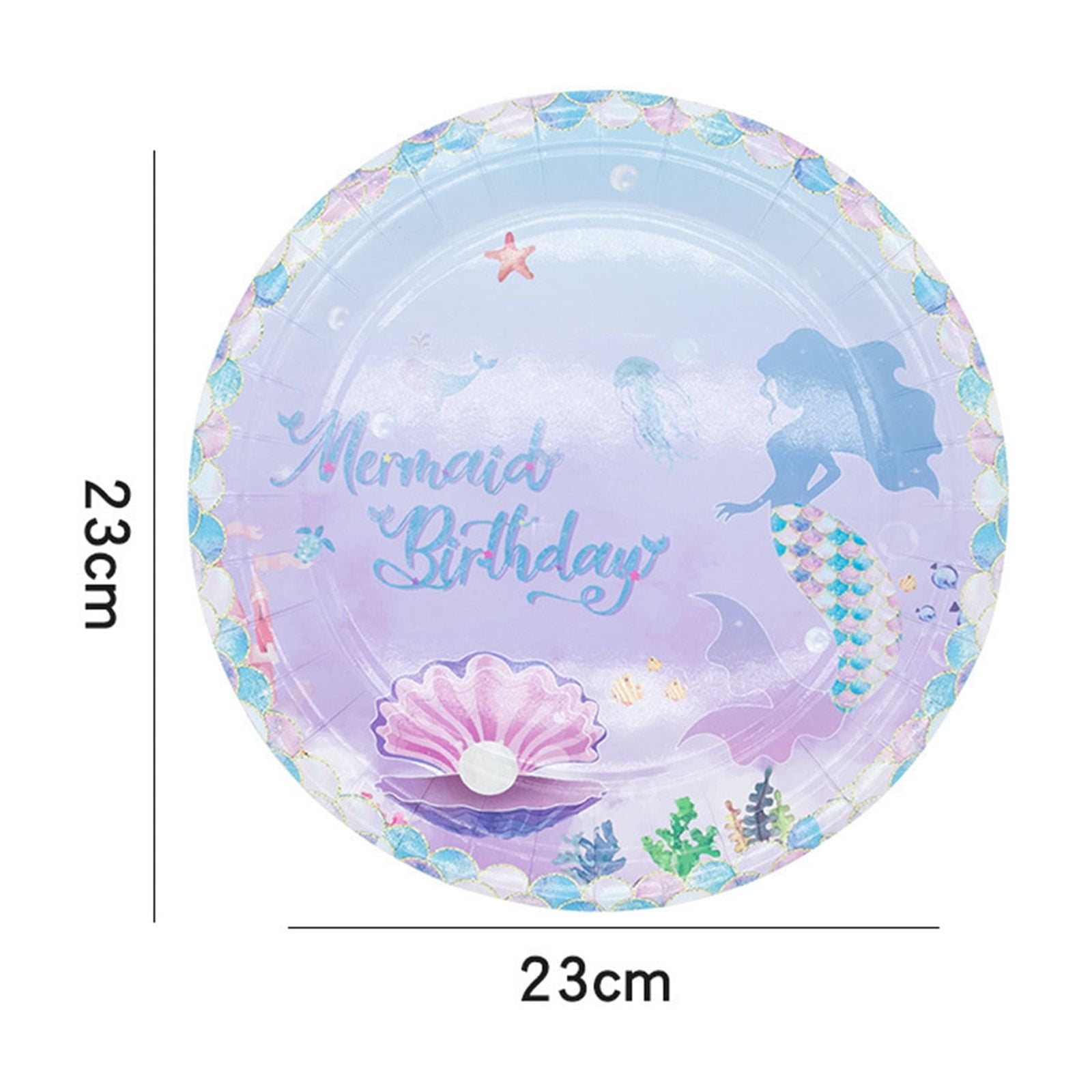 Pusili Mermaid Theme Party Decorations, Mermaid Birthday Party ...