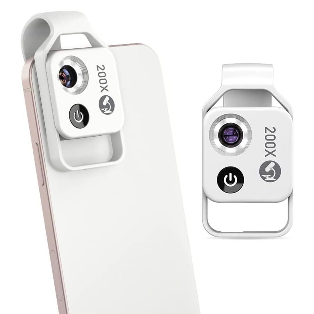 Pusili Mobile Phone Microscope Camera 200x Magnification Zoom Lens ...