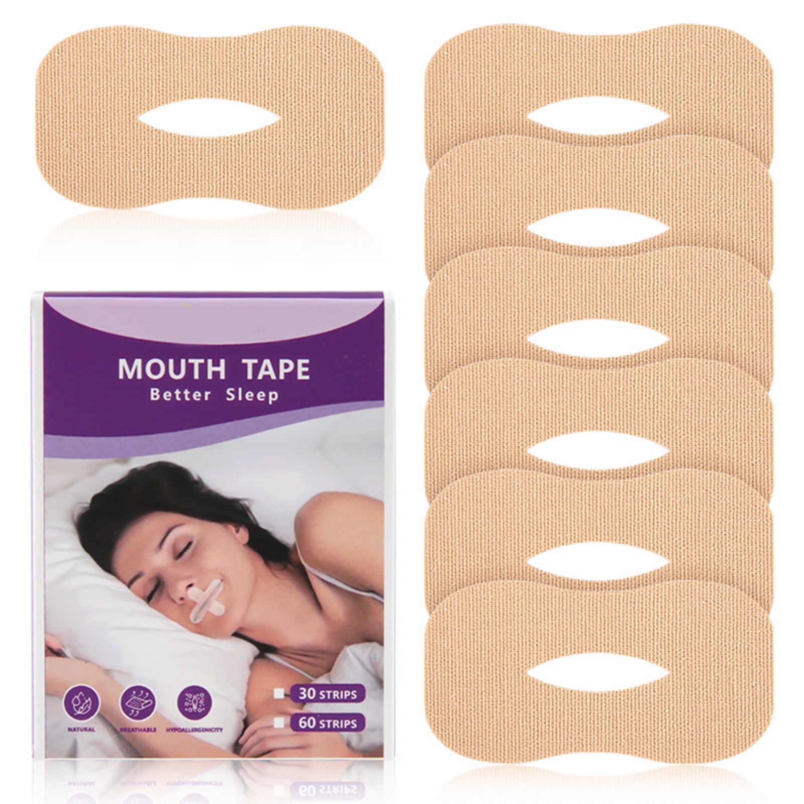 Pusili Mouth Tape for Anti Snoring for Sleeping, Anti Snoring Mouth ... Pusili Mouth Tape for Anti Snoring for Sleeping, Anti Snoring Mouth ...