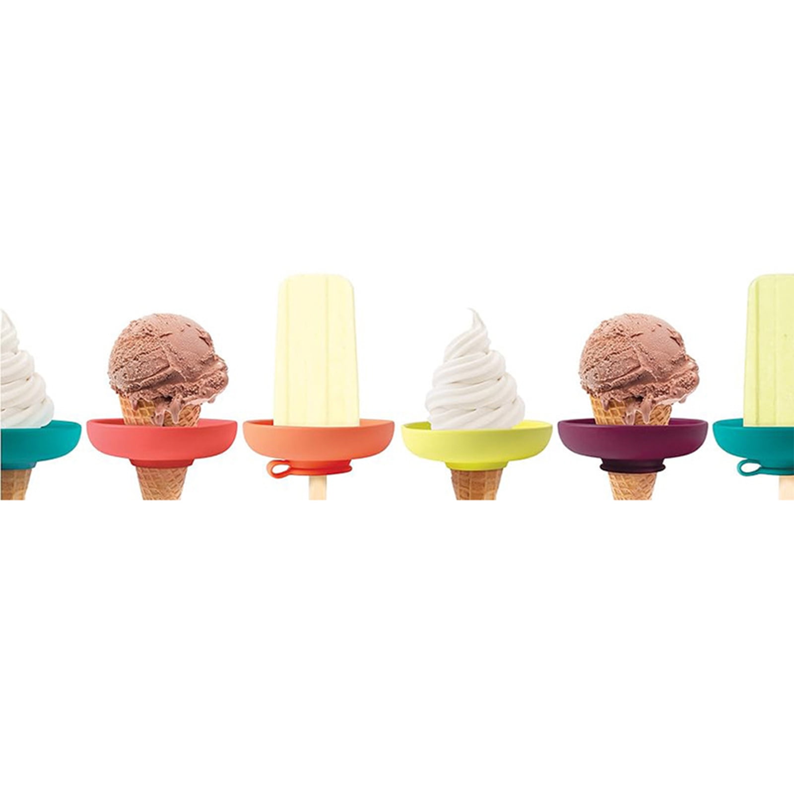 Pusili Popsicle and lce Cream Cone Holder for Kids for Summer Days ...