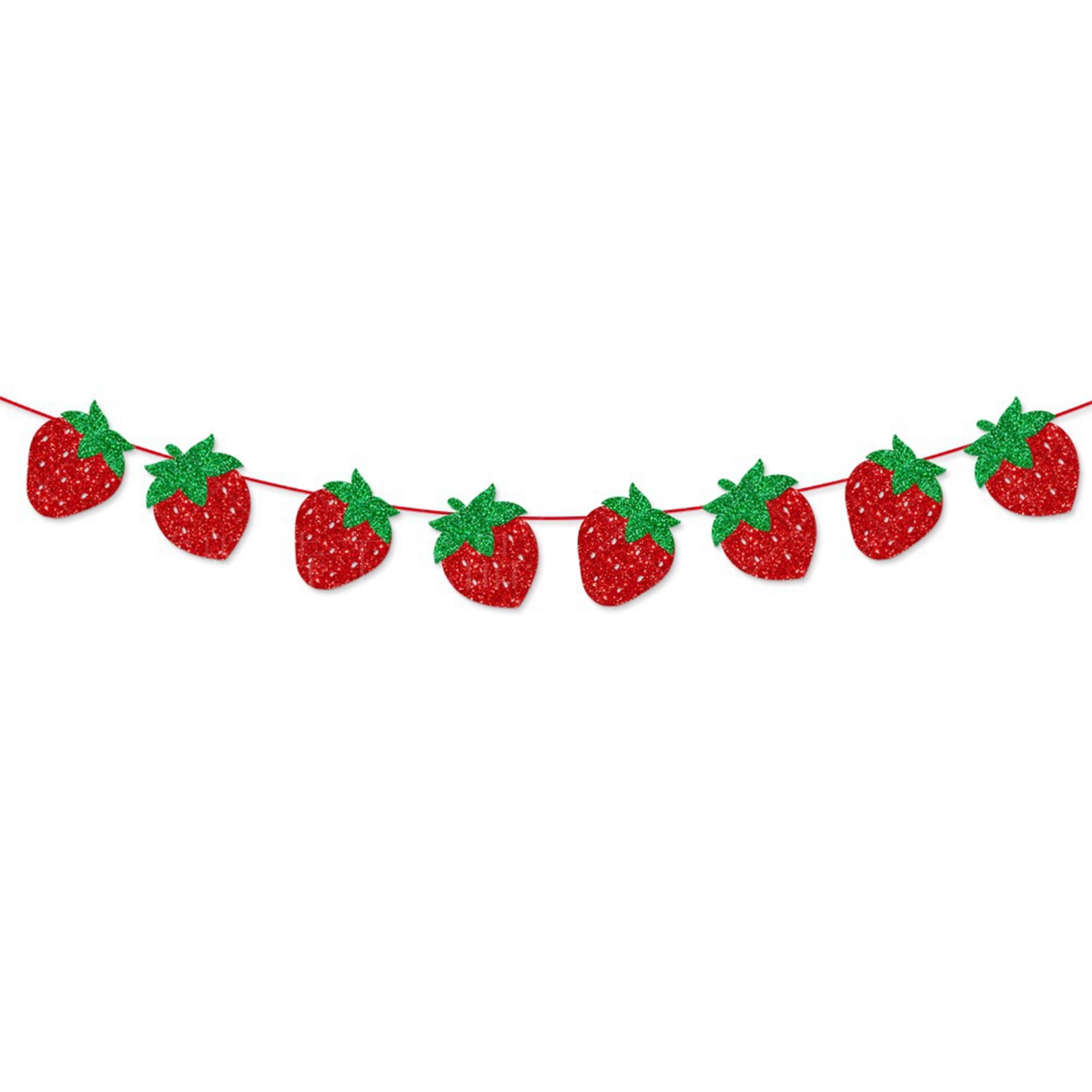 Pusili Strawberry Birthday Theme Party Decoration, Happy Birthday ...