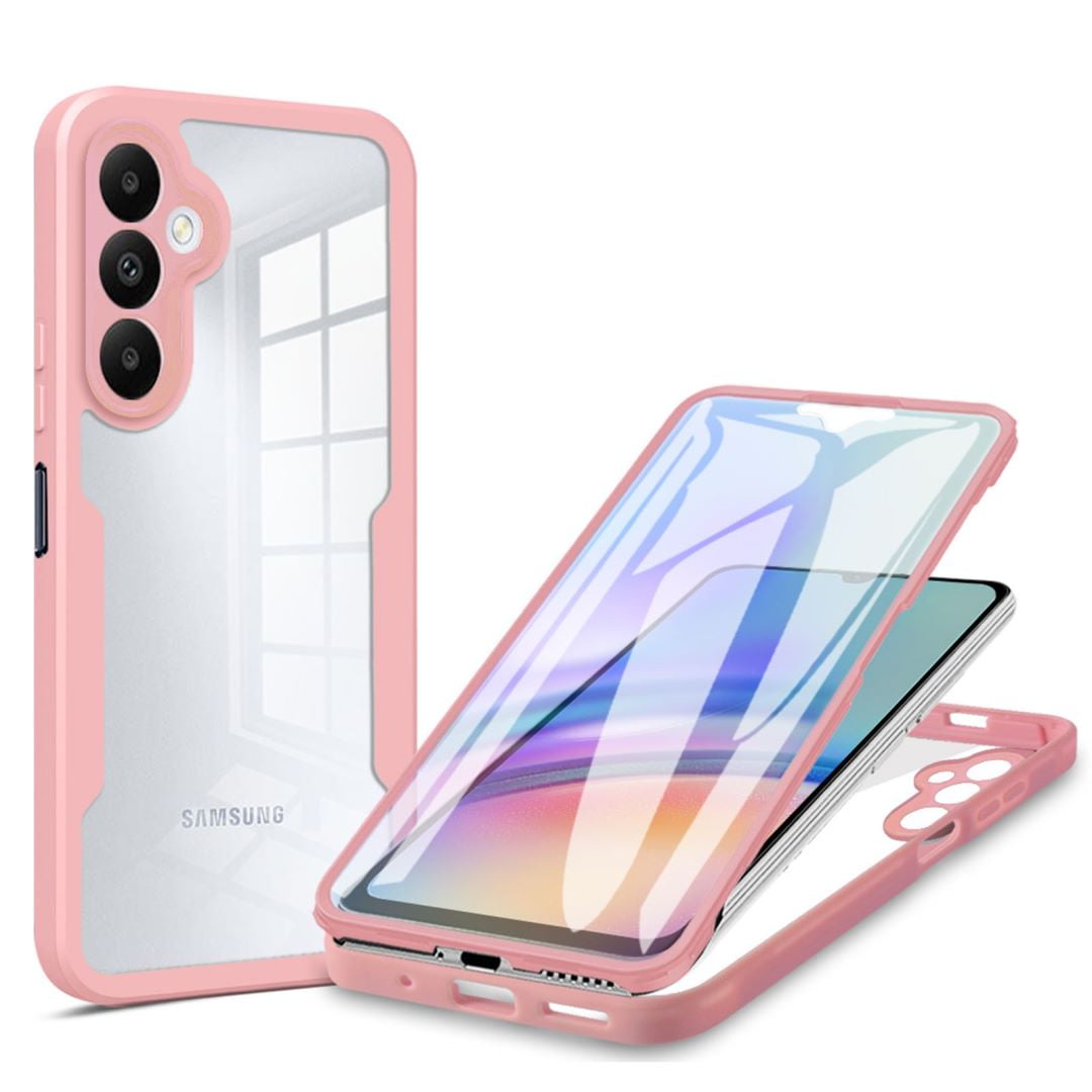 Pusili for Samsung Galaxy A15 Clear Case with Screen Protector Full ...