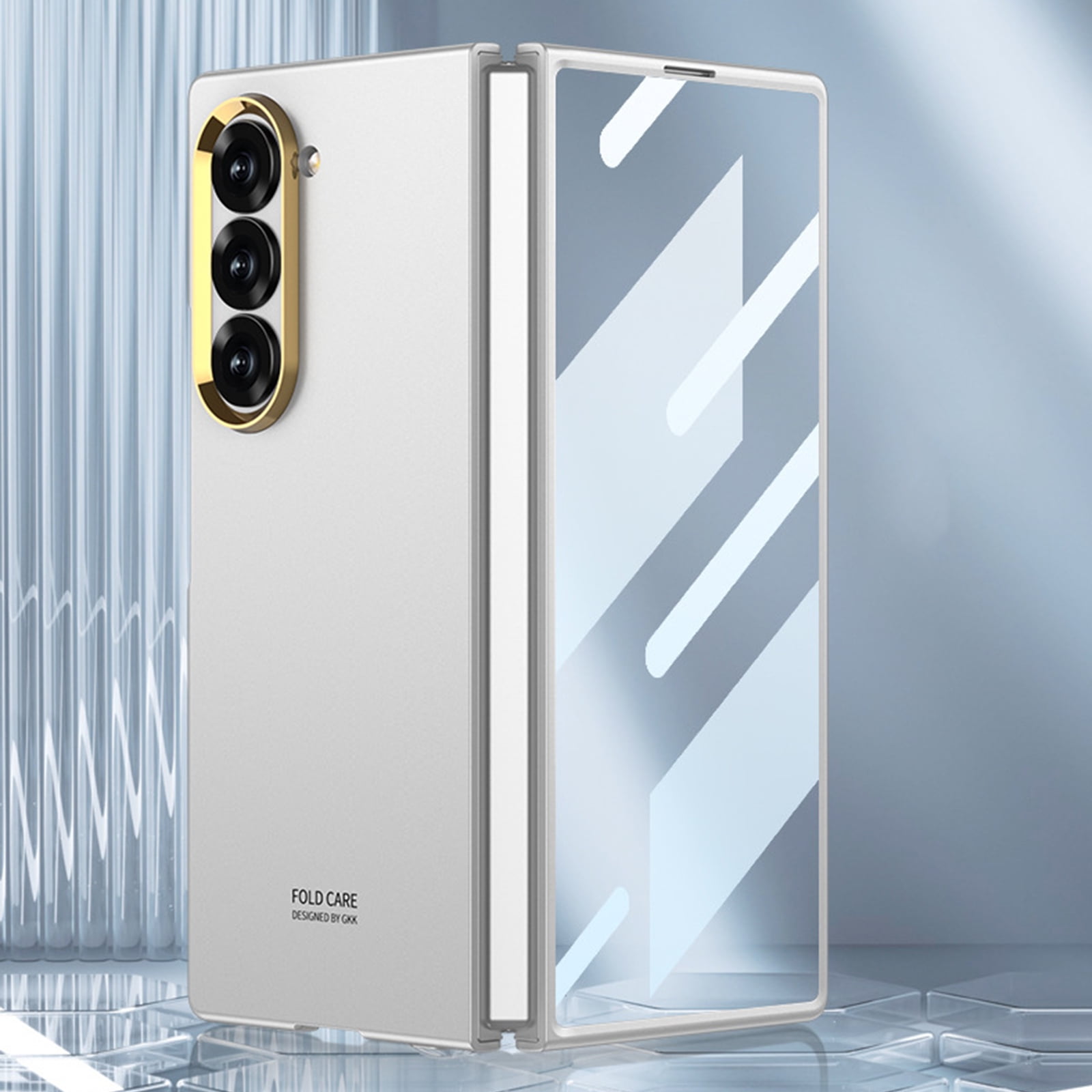 Pusili for Samsung Galaxy Z Fold 6 Case with Screen Protector & Camera ...