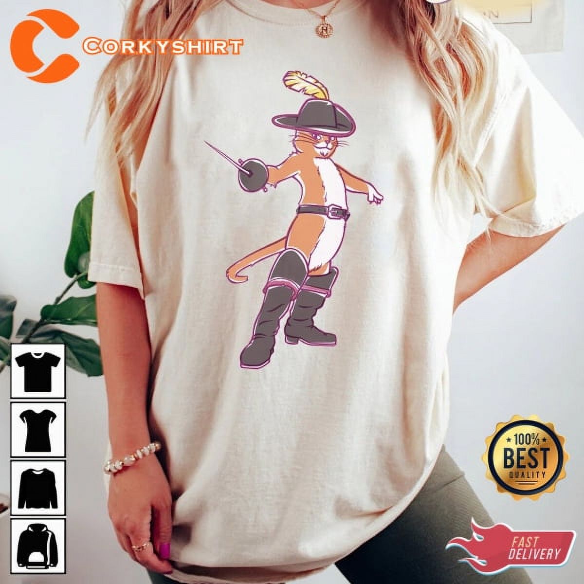 Puss In Boots And Kitty Softpaws The Last Wish Unisex T Shirt