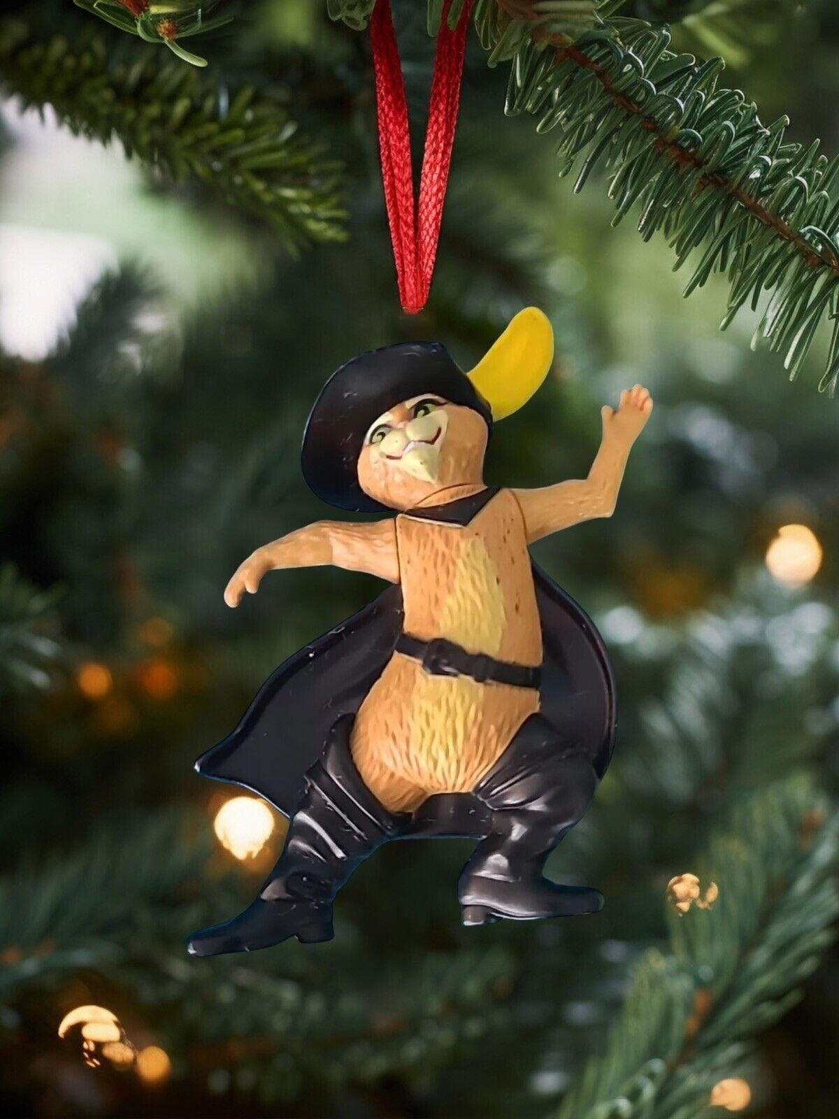 Puss In Boots Shrek Forever After Holiday Christmas Tree ORNAMENT 3 ...