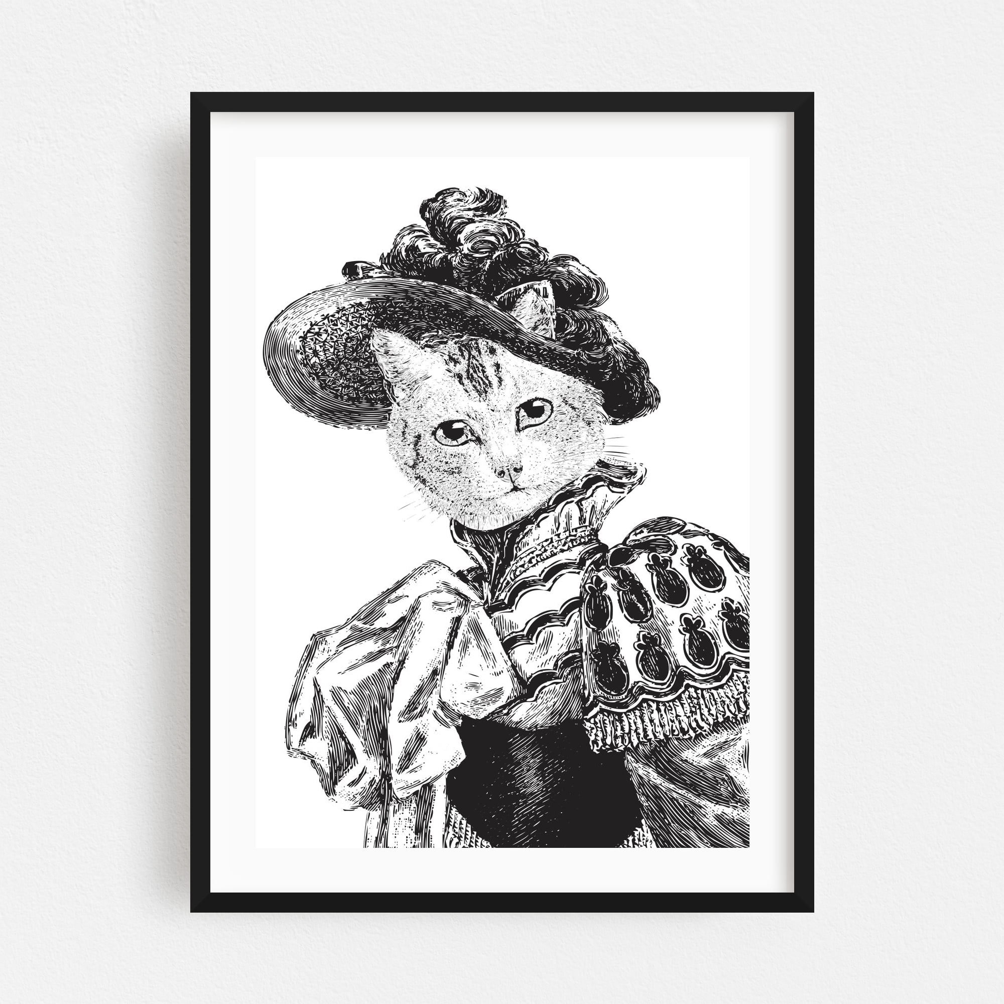 Pussycat Portrait | No. 2 of 2 from The Owl and the Pussycat Set ...