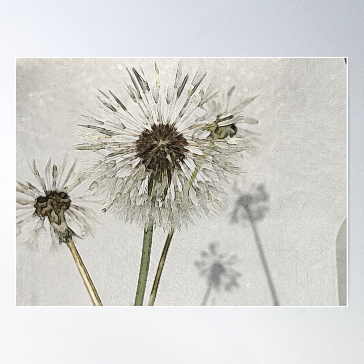 Pusteblume Poster Wall Art, Modern Wall Decor For Living Room Bedroom ...