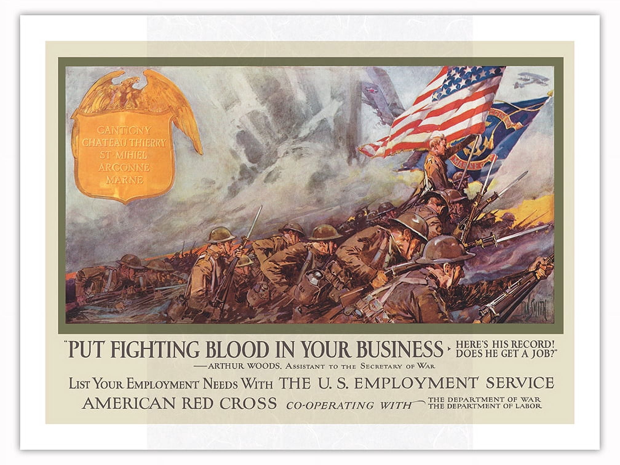 Put Fighting Blood in Your Business - WWI U.S. Marines Battle in France ...