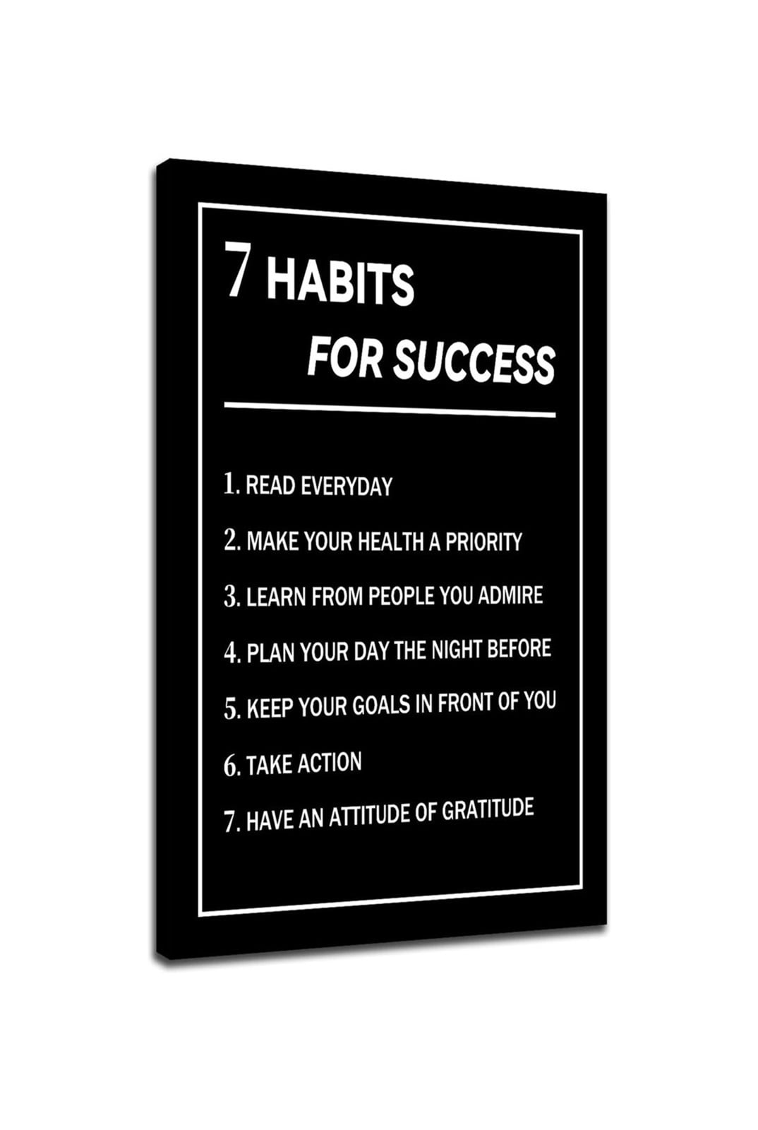 Put First Things First Motivational Poster - 7 Habits of Successful ...