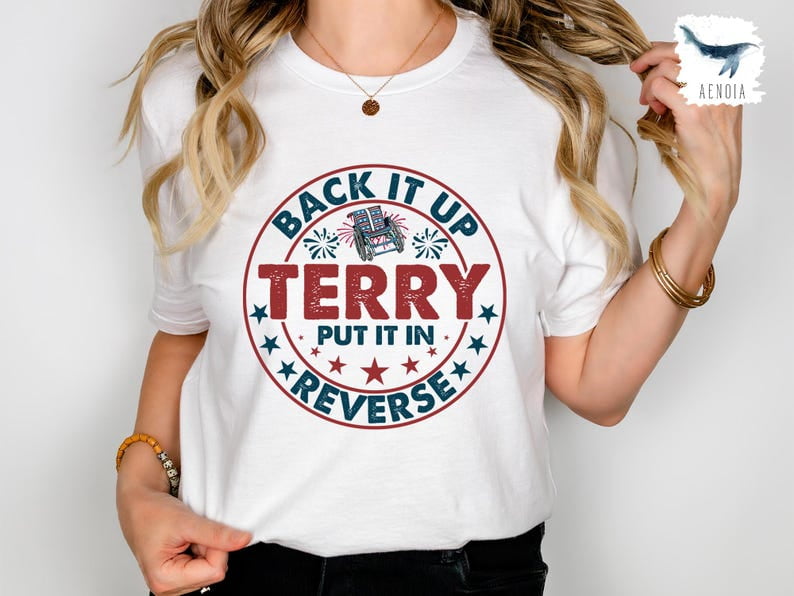 Put It In Reverse Terry tee, Cute Funny July 4th shirt,Put It In ...