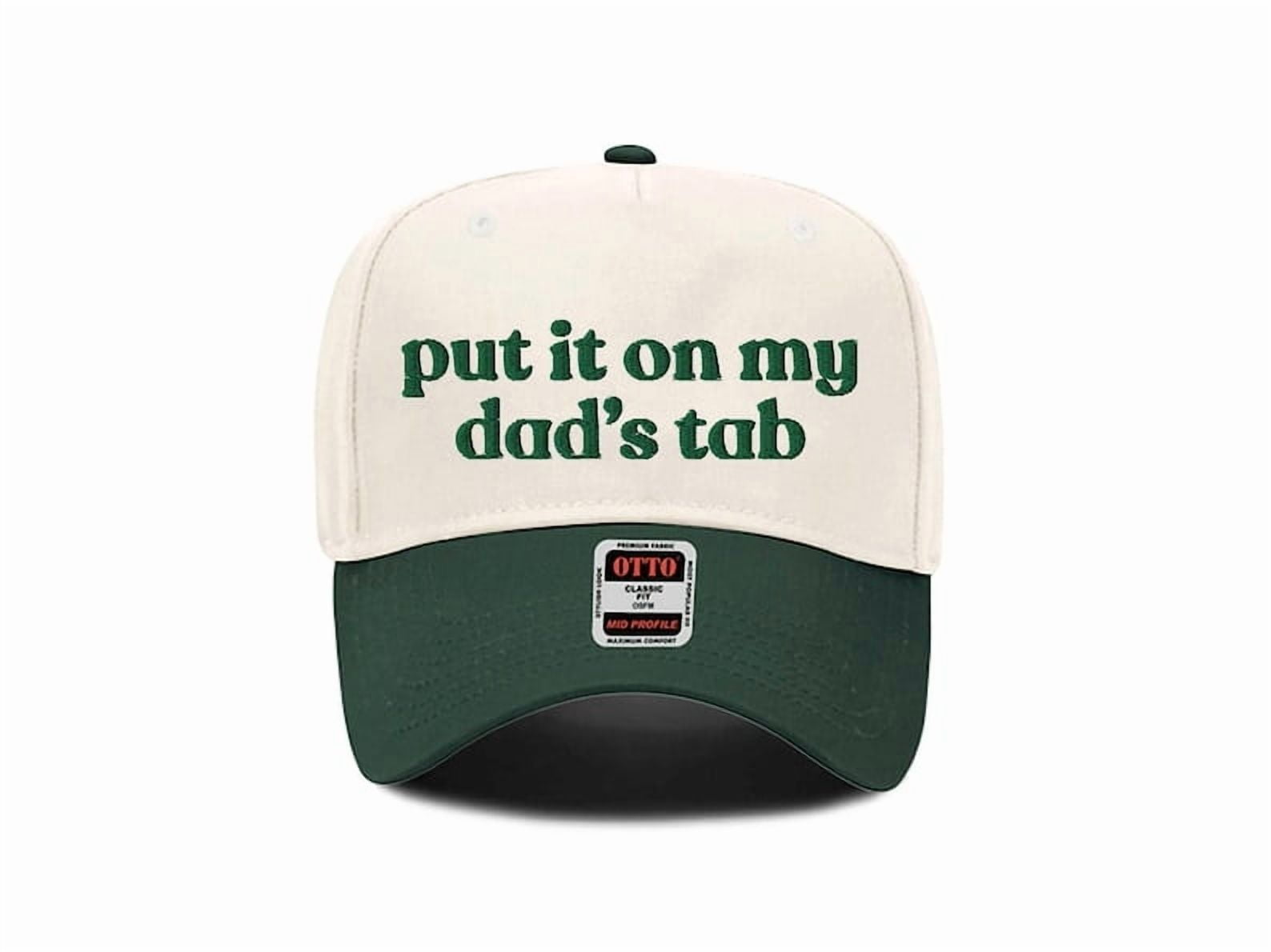 Put It On My Dad's Tab Hat Two Tone Trucker Hat Blue Two Tone Western ...