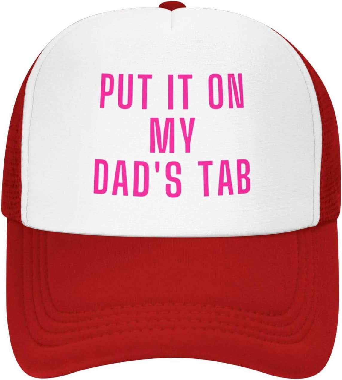 Put It On My Dad's Tab Mesh Hat Funny I Love My Dad Hat Gift for Dad ...