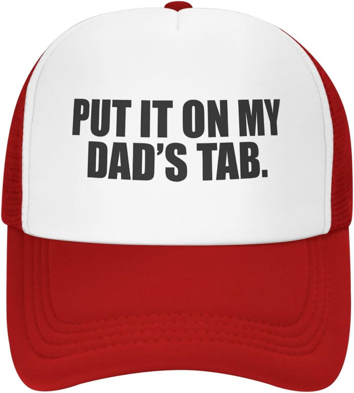 Put It On My Dad's Tab Trucker Hat Unisex Adult Hats Adjustable Cap for ...