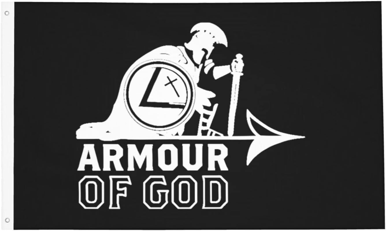 Put On The Whole Armor Of God Banner With Metal Grommets Double Sided ...