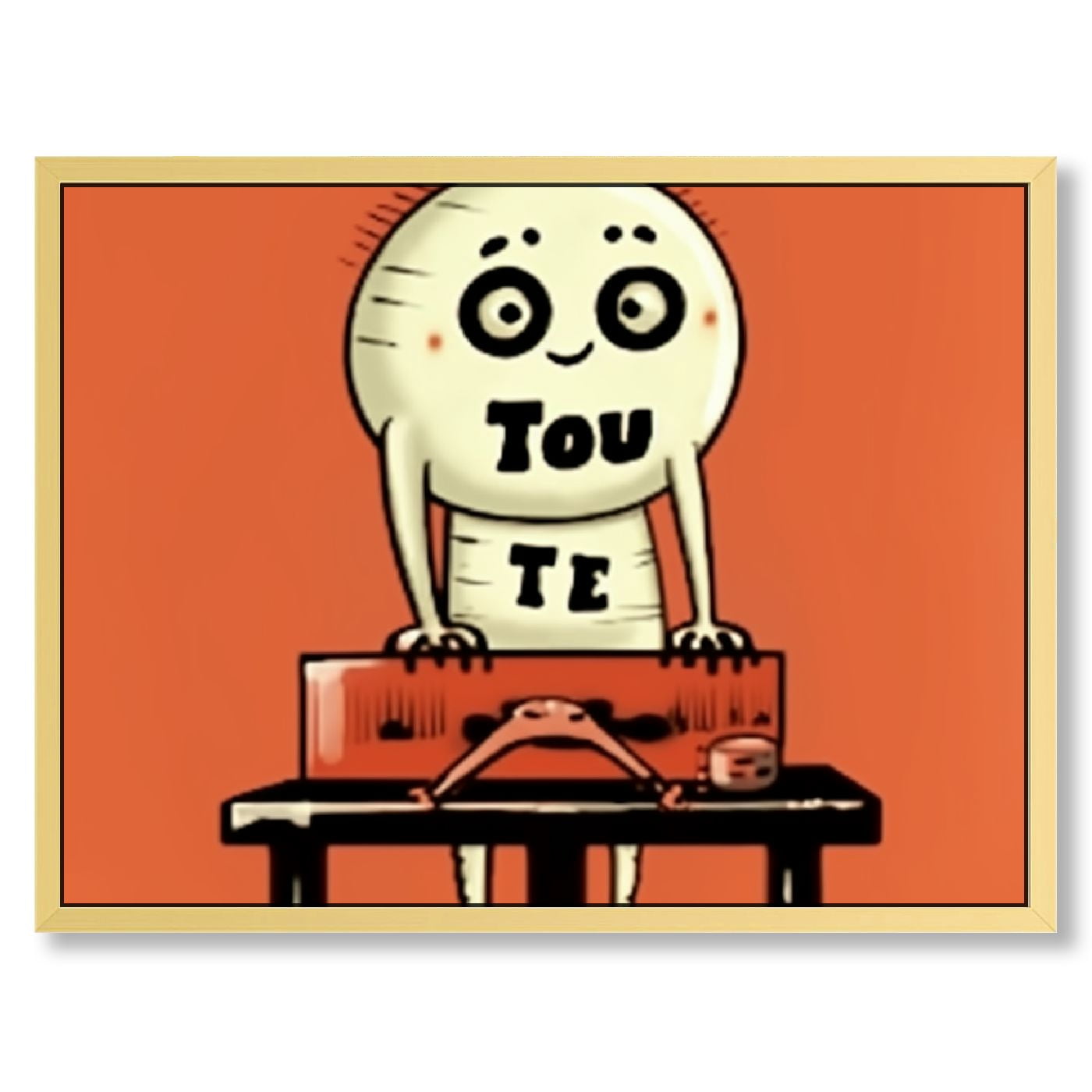 Put Your Records On Poster - Retro Vinyl Record Print - Music Art ...