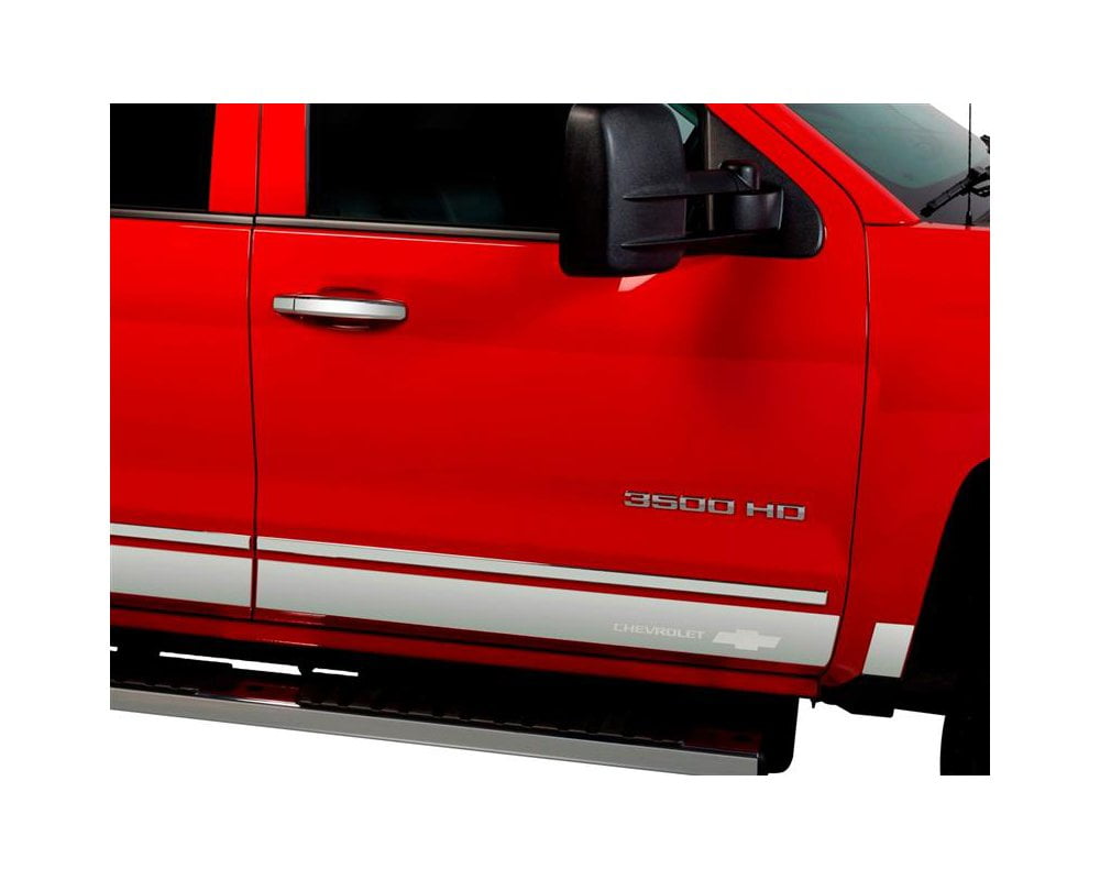 Putco 15-19 Chevy Silv HD - Crew Cab Dually - 8pcs - SS Rocker Panels ...