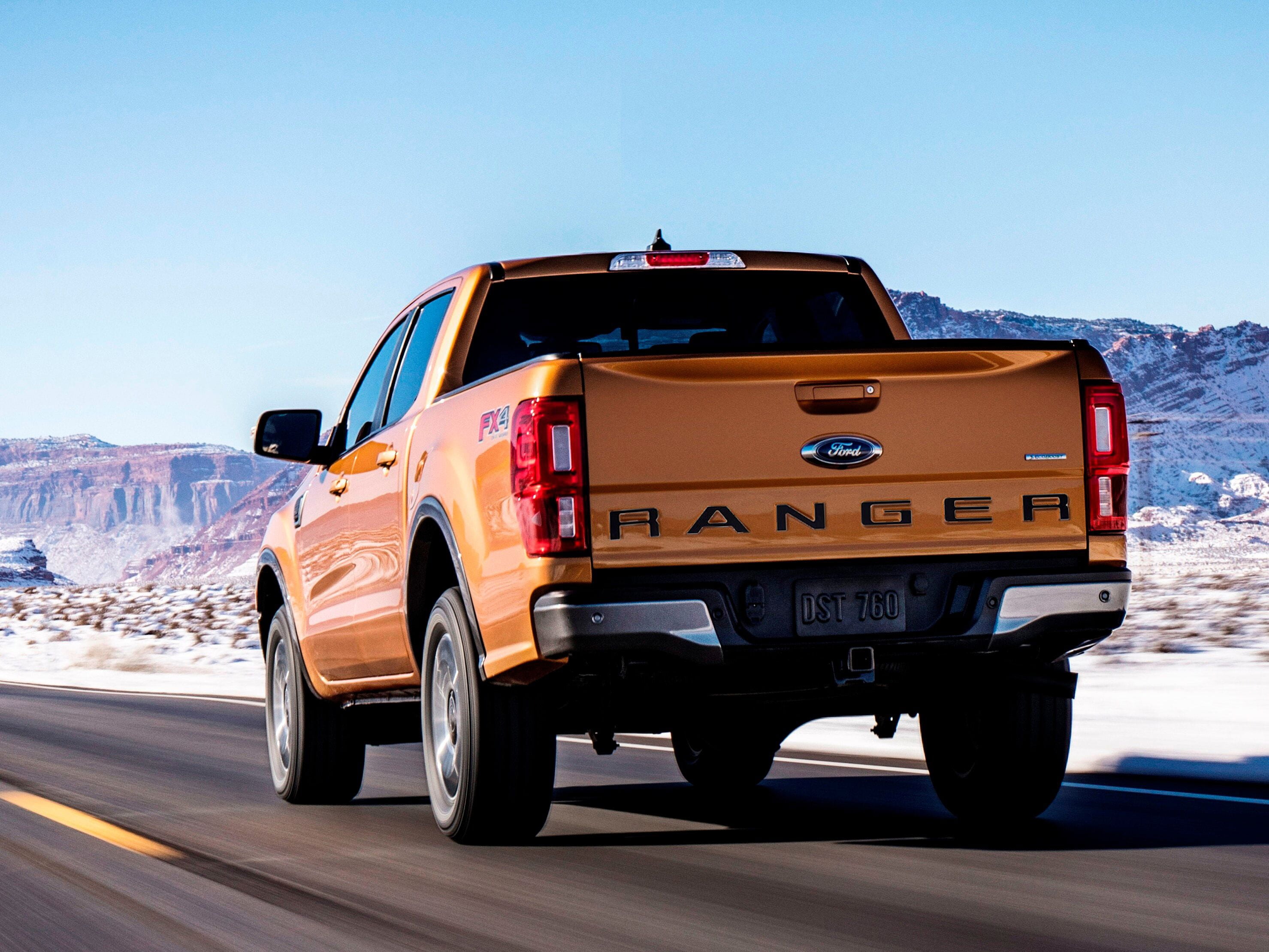 Putco 19-20 Ford Ranger - Black Platinum Tailgate Letters RANGER ...