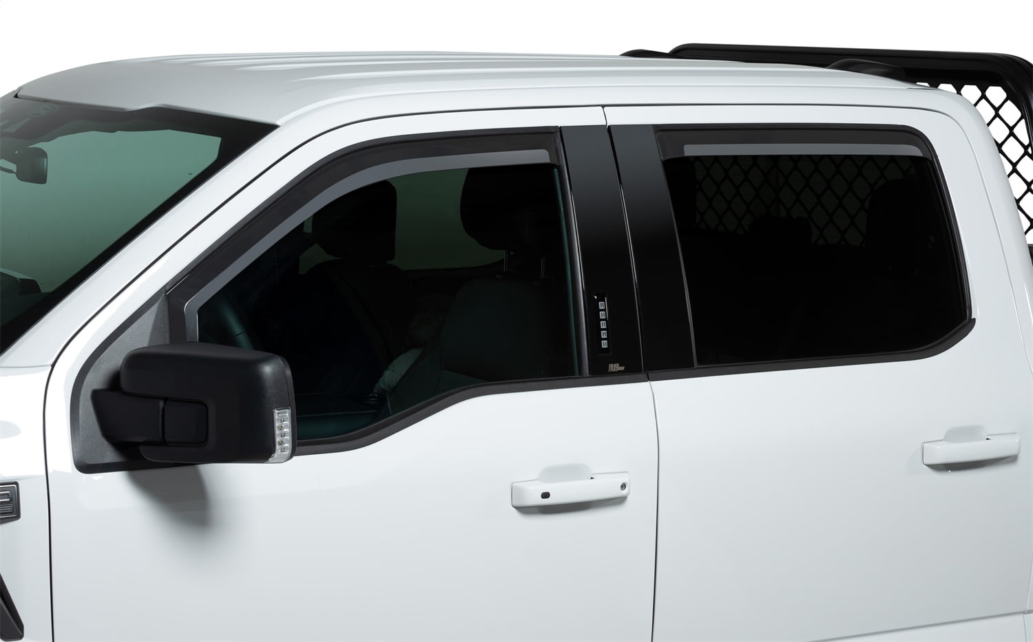 Putco 19-21 Chevy Silv 1500 Crew/Double Cab Element Matte Black Window ...