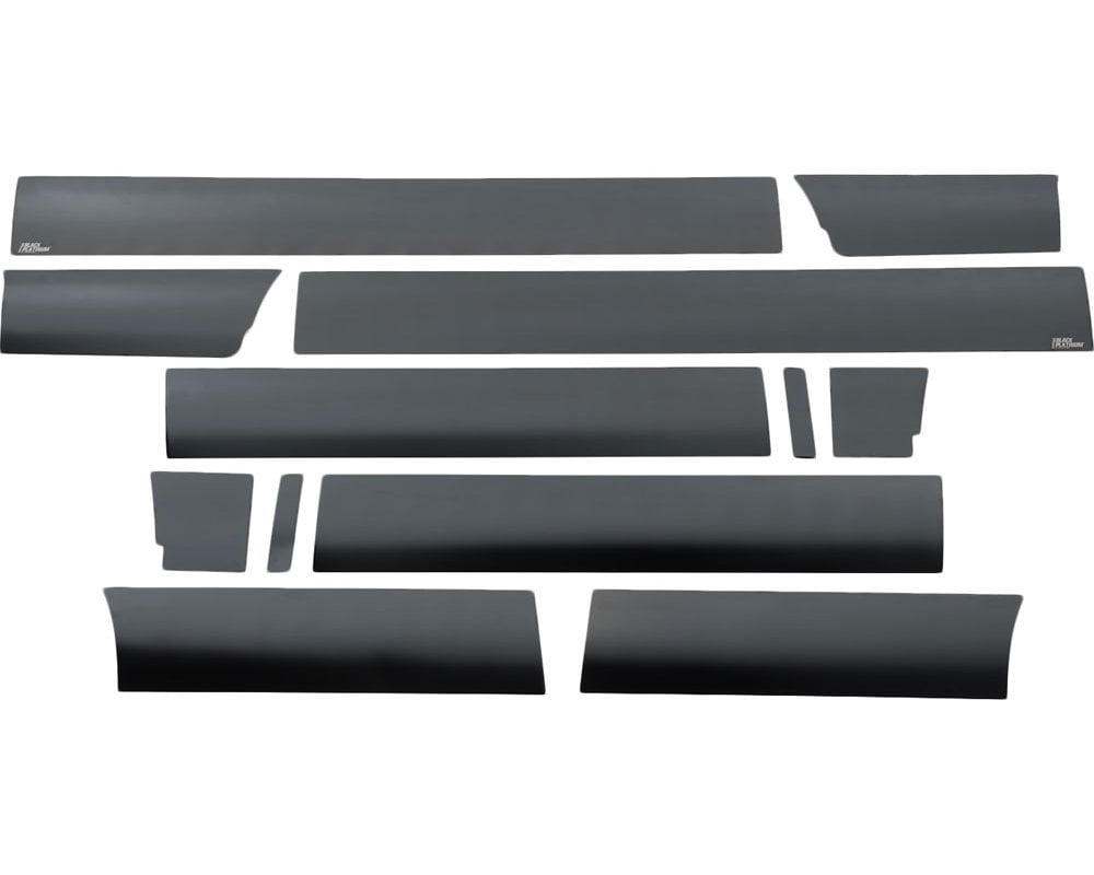 Putco 9751417BP Rocker Panel Trim For Ford F-150, Black Platinum Fits ...