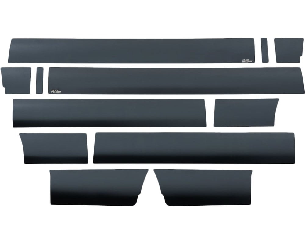 Putco 9751418BP Rocker Panel Trim For Ford F-150, Black Platinum Fits ...