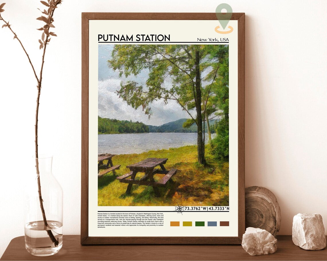 Putnam Station Print, Putnam Station Wall Art, Putnam Station Poster ...
