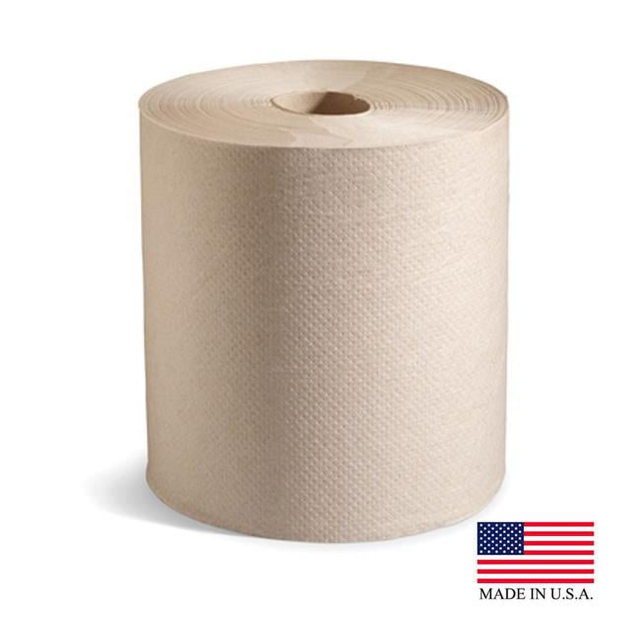 Putney Paper P-726-N PE 8 in. x 600 ft. Natural Hard Wound Roll Towel ...