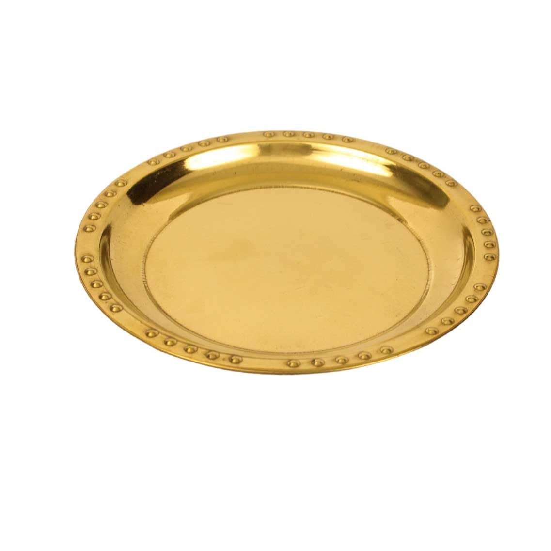 Putrika Traditional Handcrafted Brass Puja | Pooja Thali | Arati Bartan ...