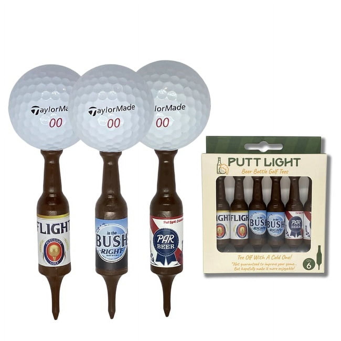 Putt Light Golf Beer Bottle Golf Tee (Variety Pack #2) - Walmart.com