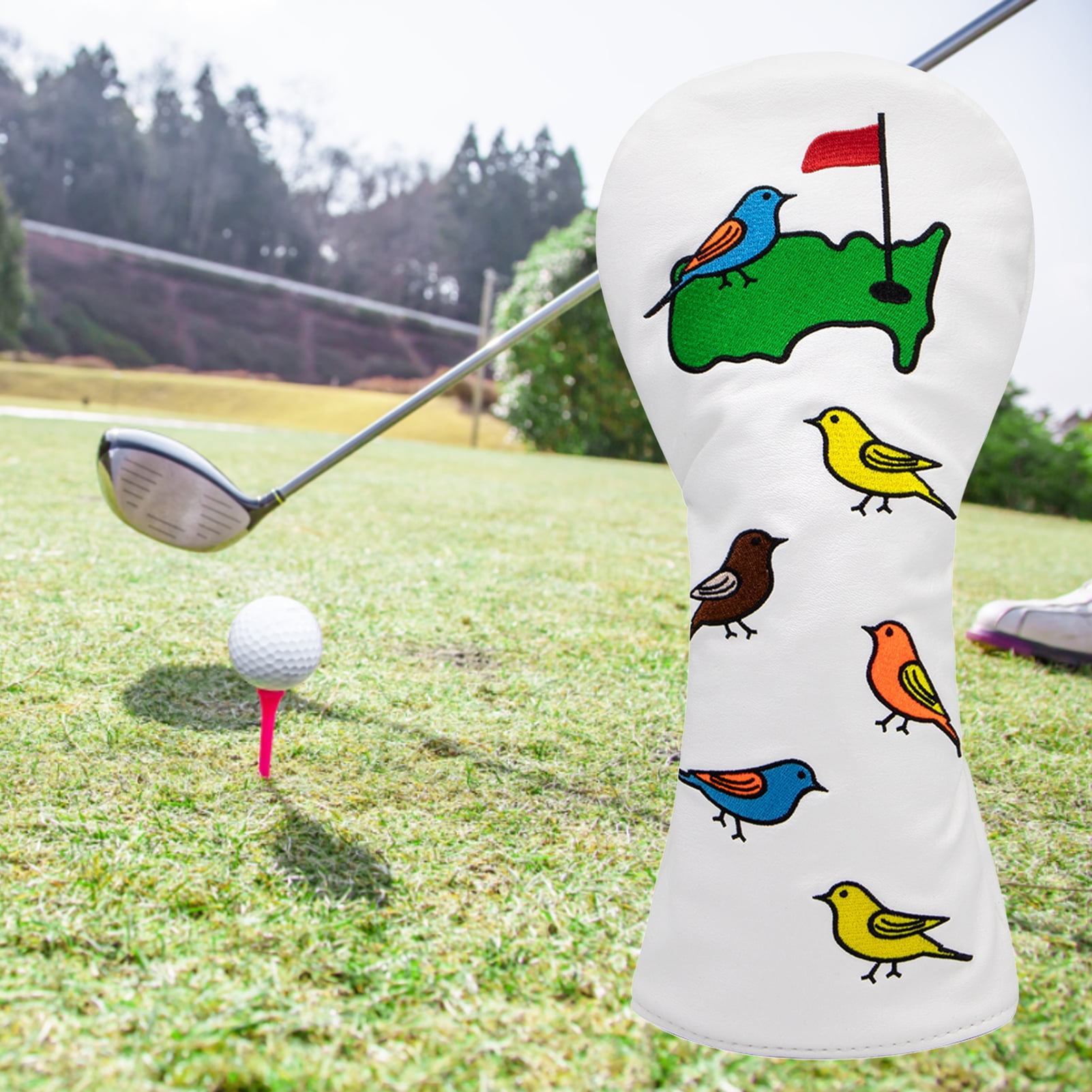 Putter Cover Long Neck Cute Bird Pattern Wear-resistant Soft Texture ...