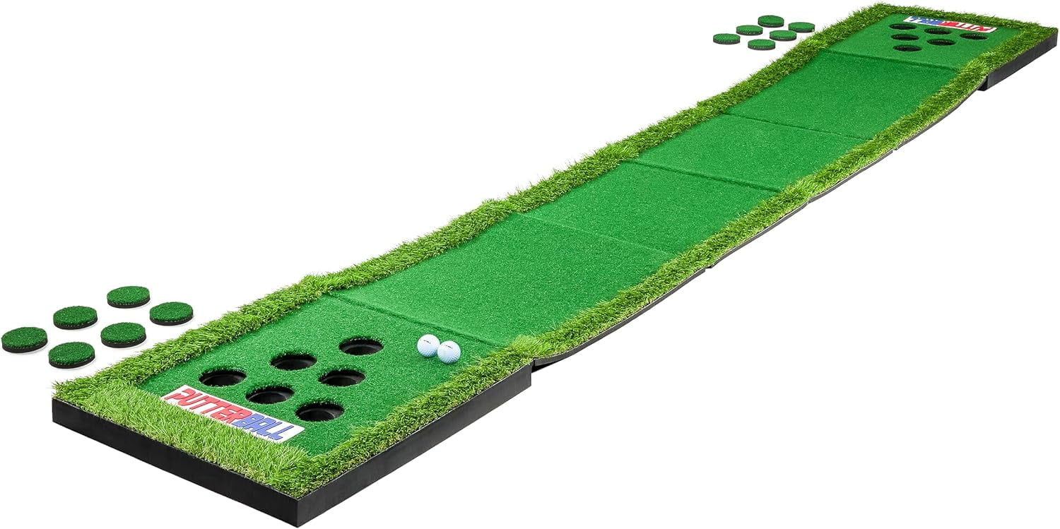 PutterBall Premium Golf Pong Game Set The Original - Includes 2 Putters ...