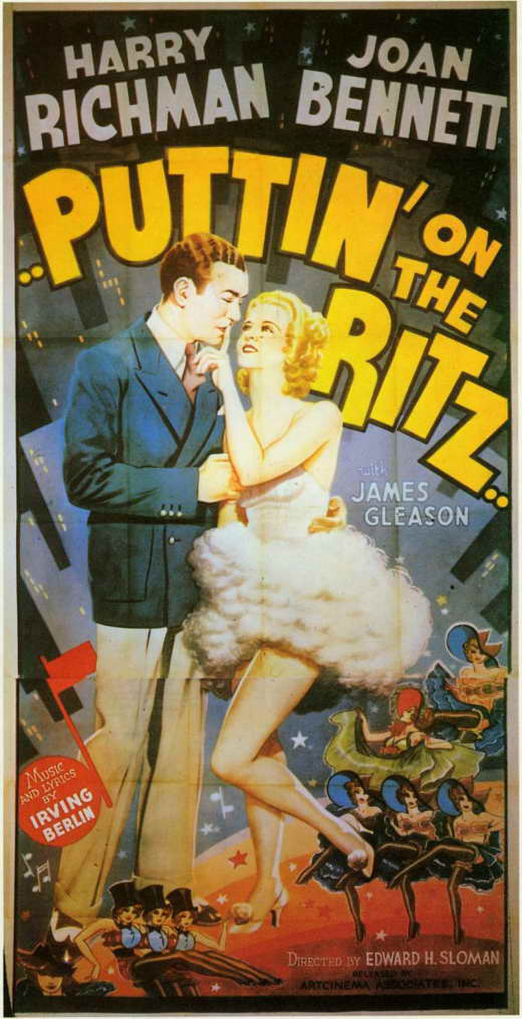 Puttin' on the Ritz - movie POSTER (Style A) (11" x 17") (1930 ...