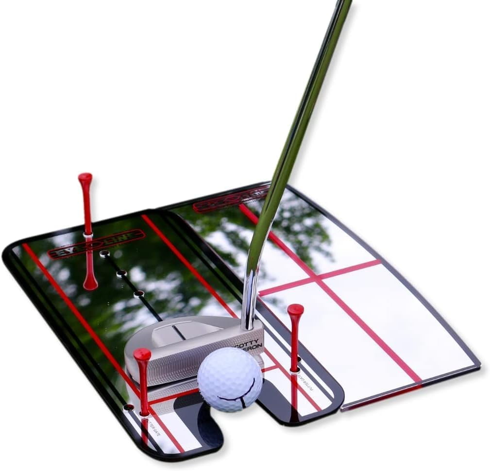 Putting Alignment Combo - Eyeline Golf Putting Alignment Mirror and ...