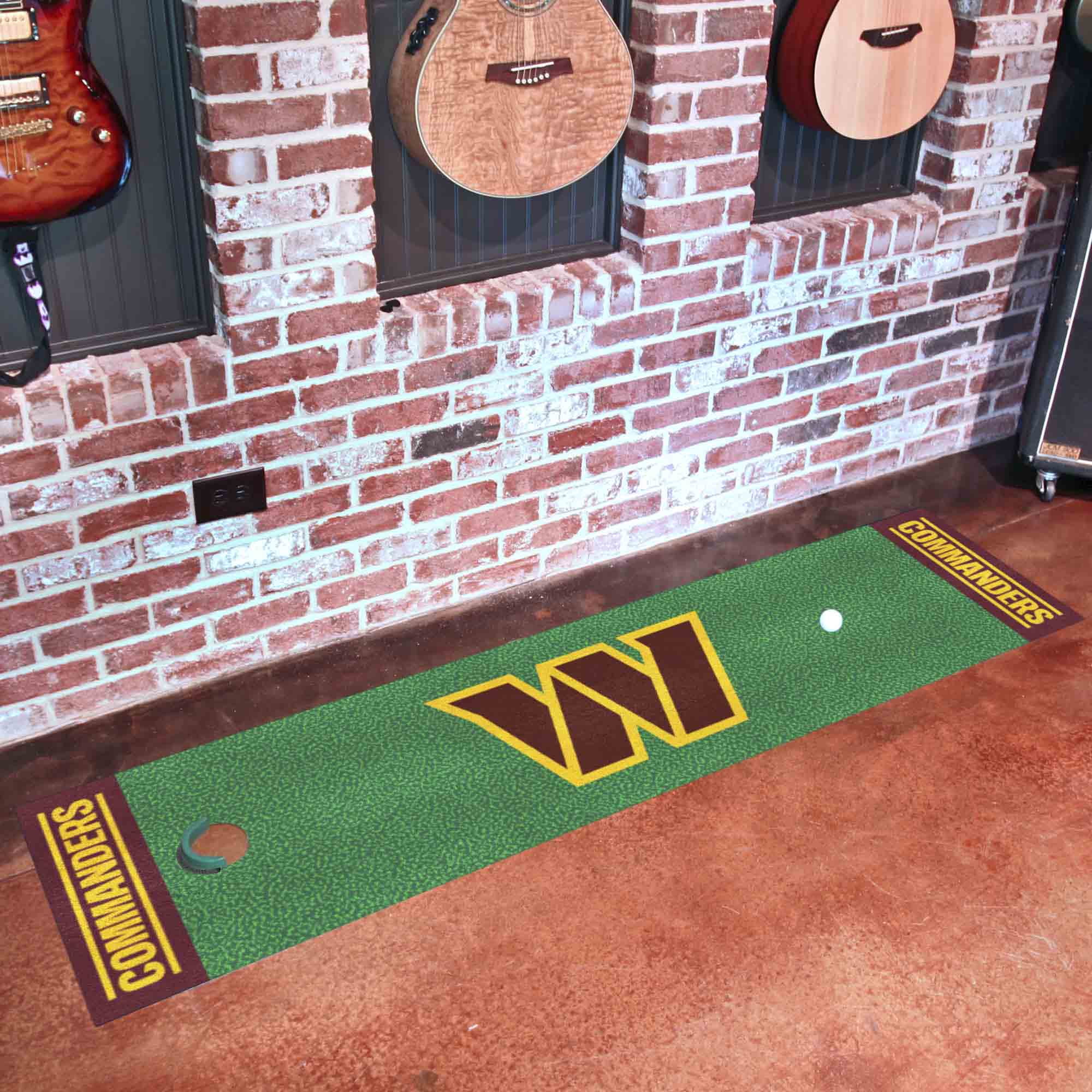 Putting Green Mat - Commanders NFL - Washington Commanders 18"x72 ...