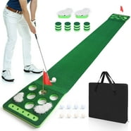 Crestgolf Backyard Putting Game Set, Indoor&Outdoor Golf Mat, Complete ...