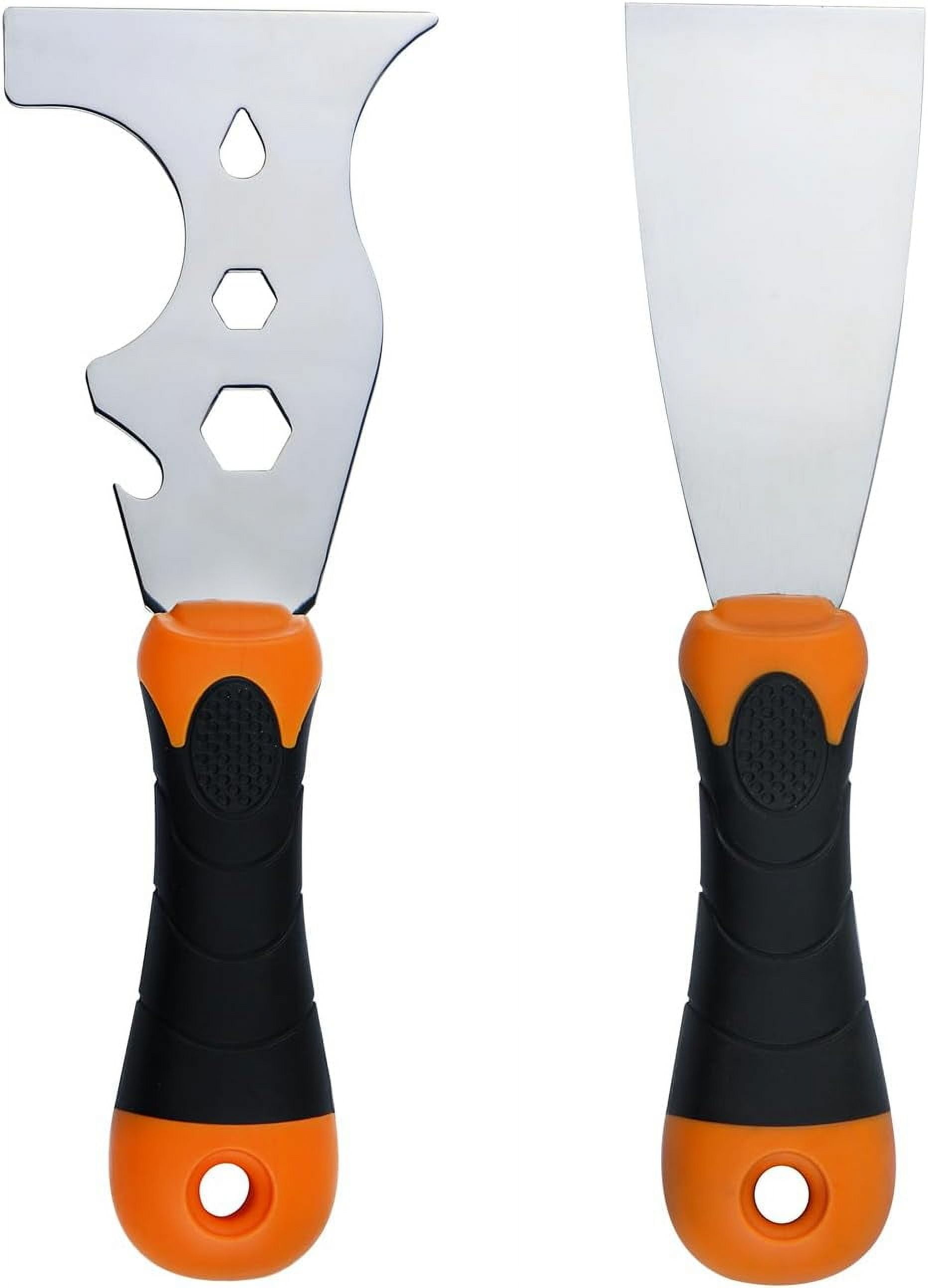 Putty Knife and Paint Scraper 2 Pack 15 in 1 Putty Knife Multi Use ...