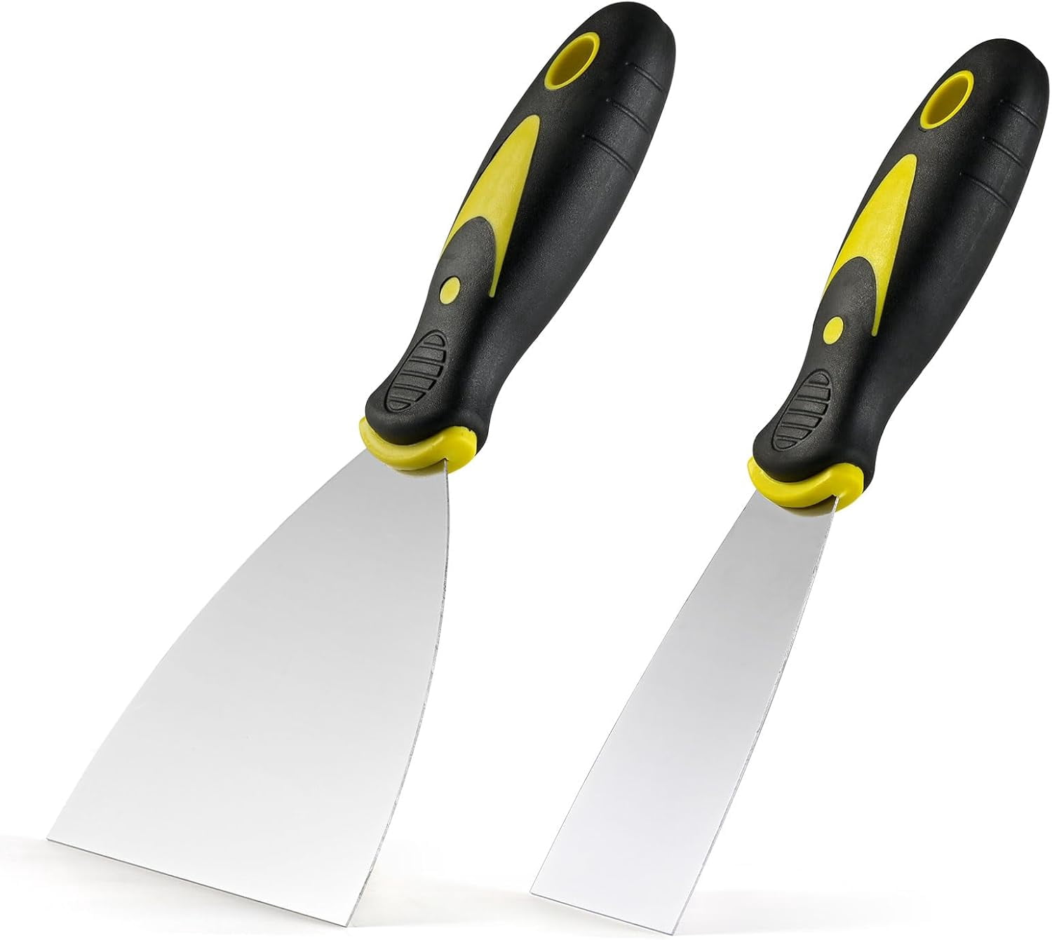 Putty Knife Scraper Set, 2" 4" Spackle Knife 2Pack, Stainless Steel ...