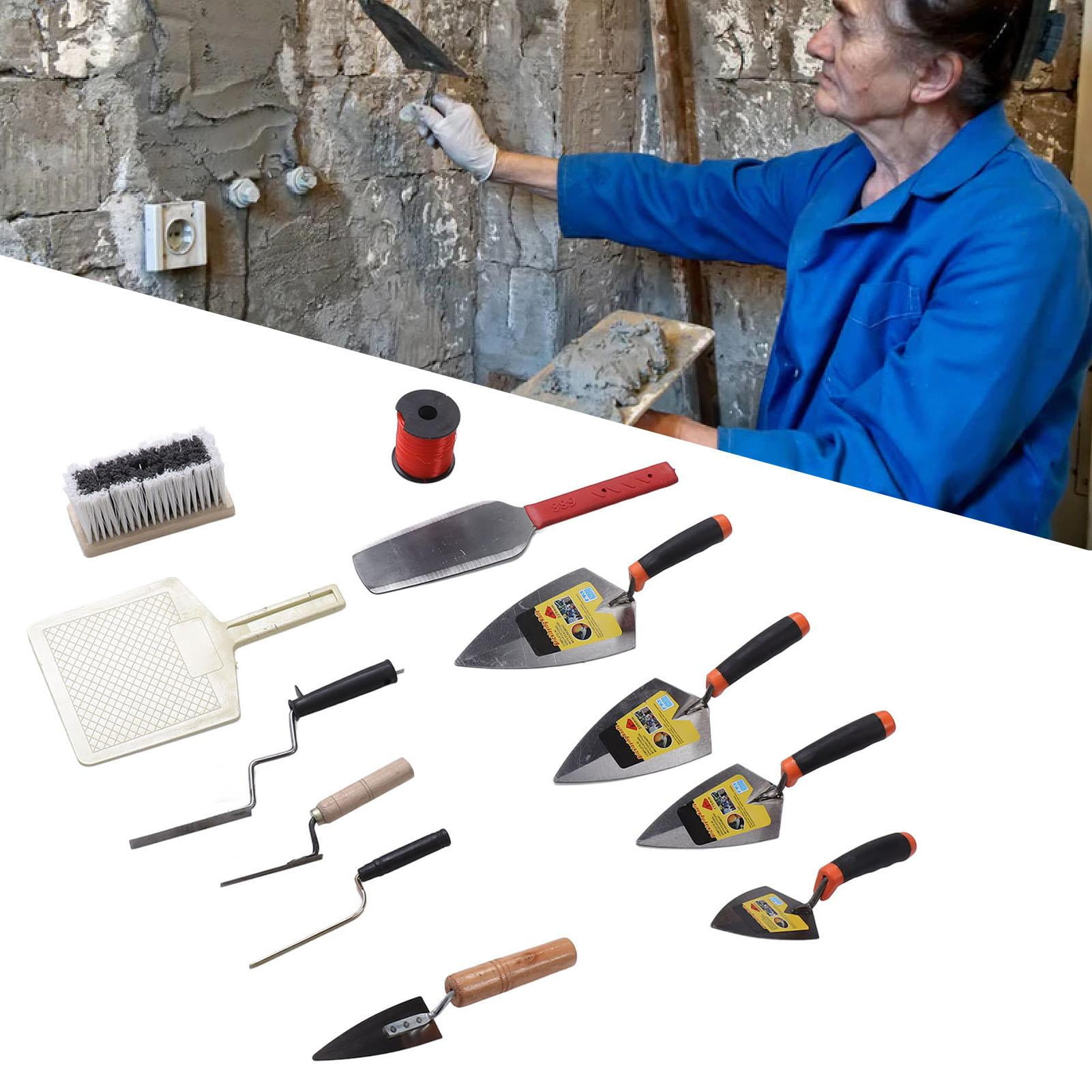 Putty Knife Set Multiple Sizes Stainless Steel Concrete Scraper Masonry ...