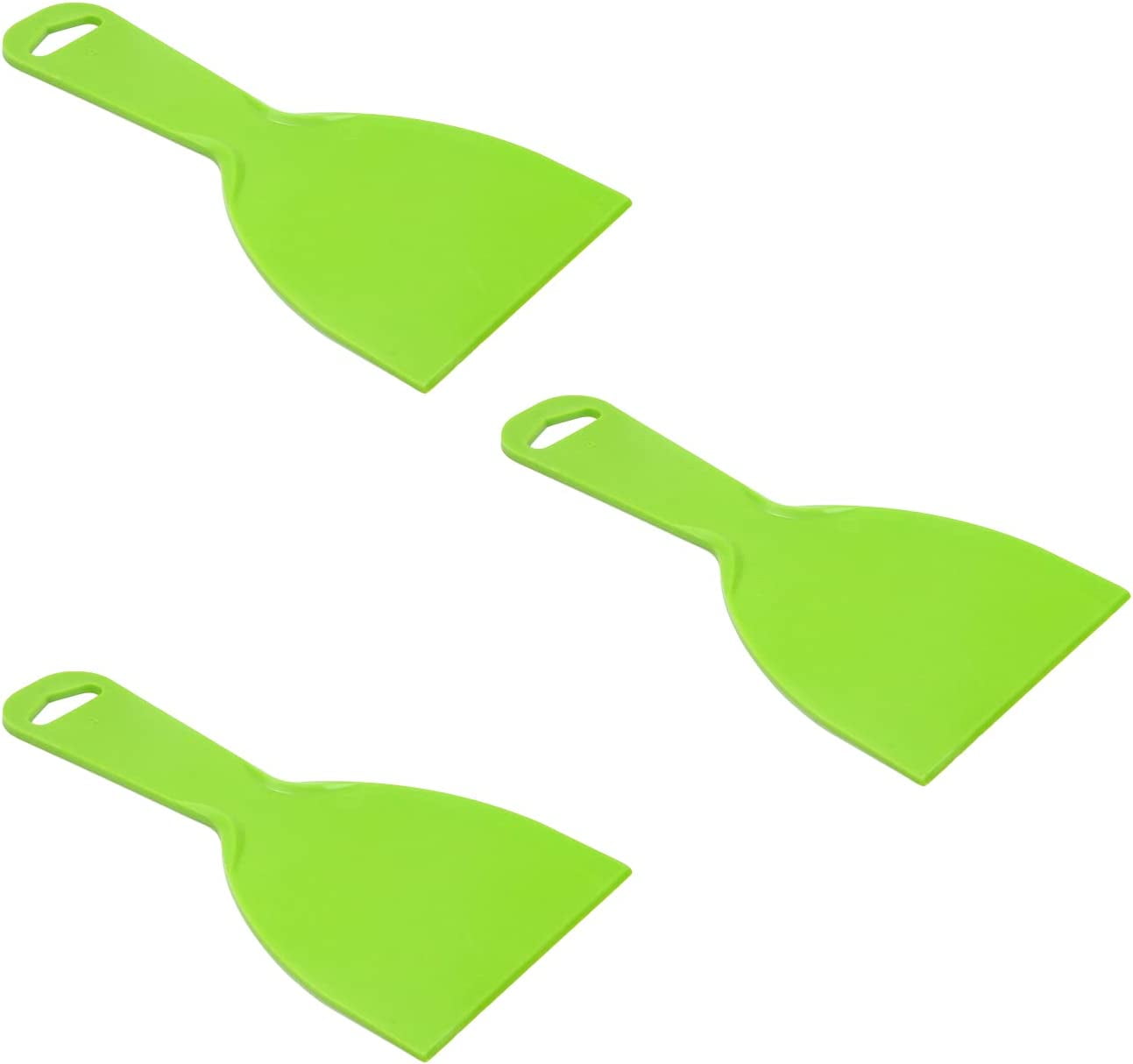 Putty Scraper 4" Plastic Flexible Putty Knives Disposable Spreader for ...