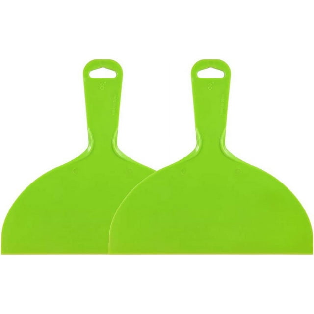 Putty Scraper 8" Plastic Flexible Putty Knives Disposable Spreader for ...