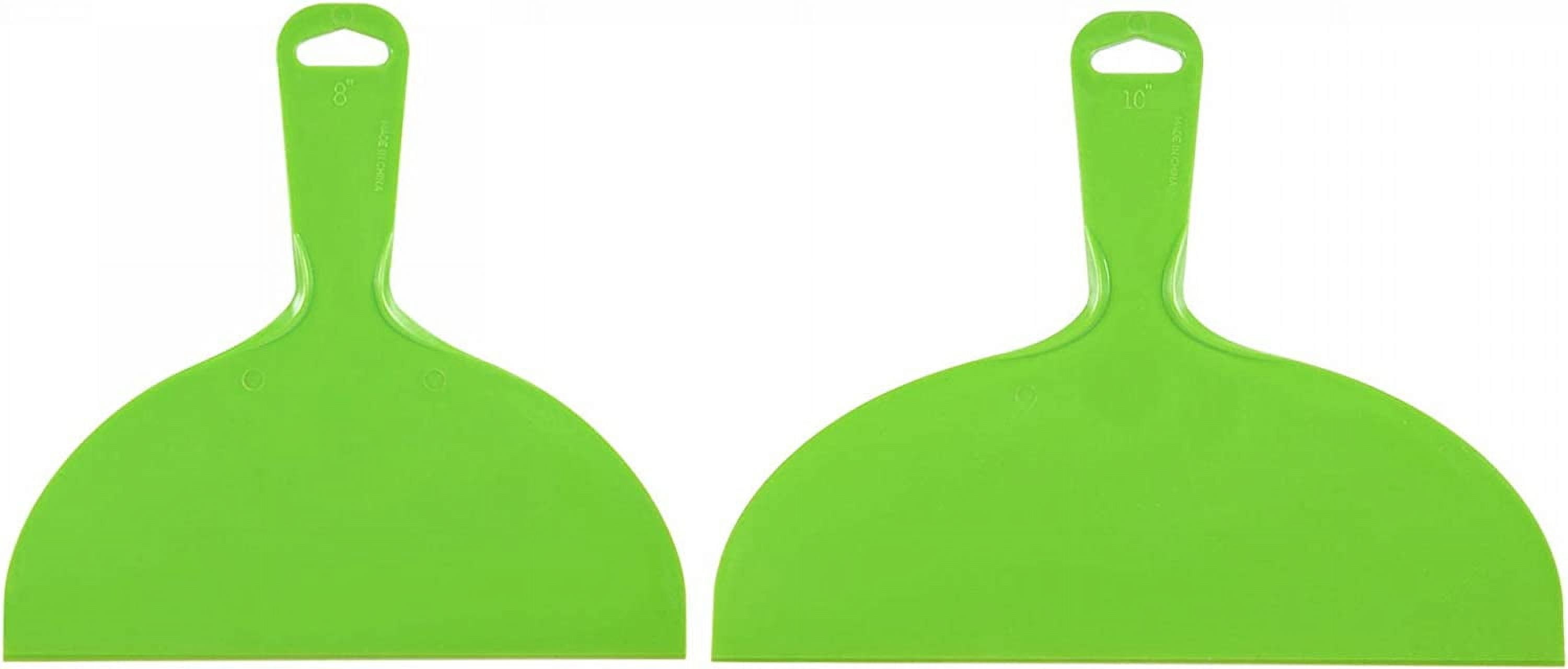 Putty Scraper Set (8", 10") Flexible Plastic Putty Knife for Taping ...