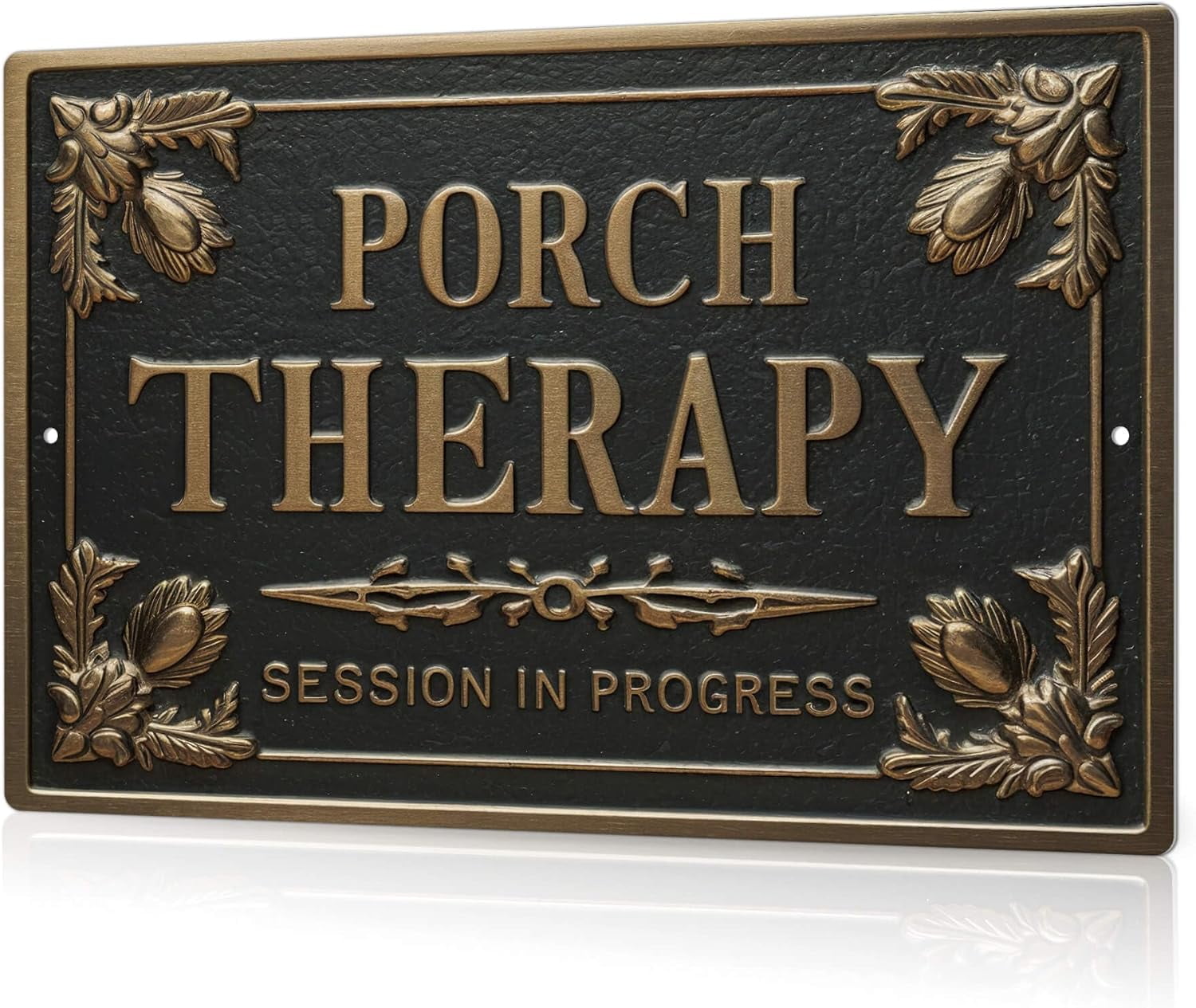 Putuo Decor Porch Therapy Tin Sign Porch Therapy Session in Progress ...