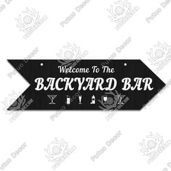 Putuo decor new style tiki bar arrow wooden wall sign hanging wood ...