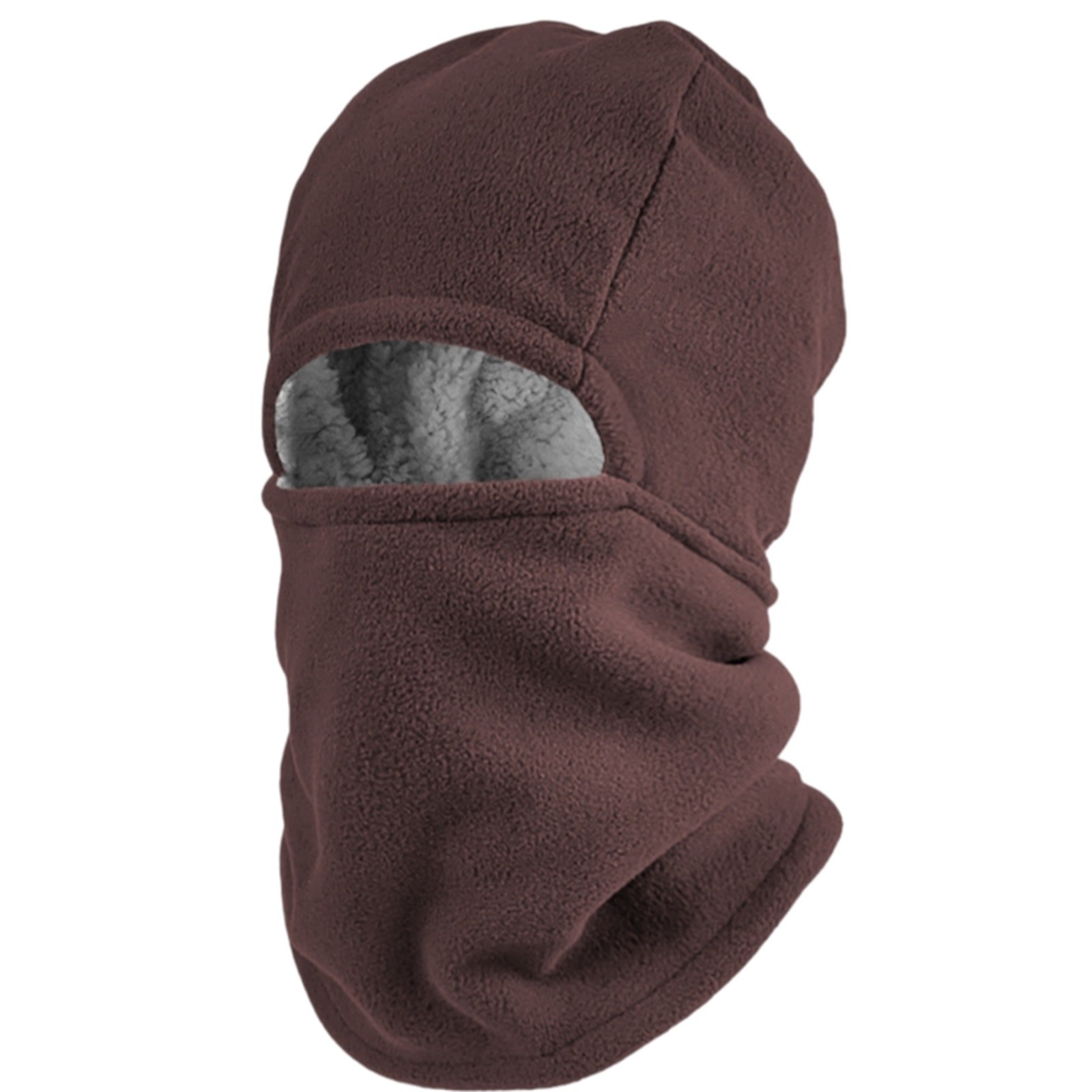 Puwuzcl 2-in-1 Winter Warm Facemask Cap, Lined Balaclava for Men ...