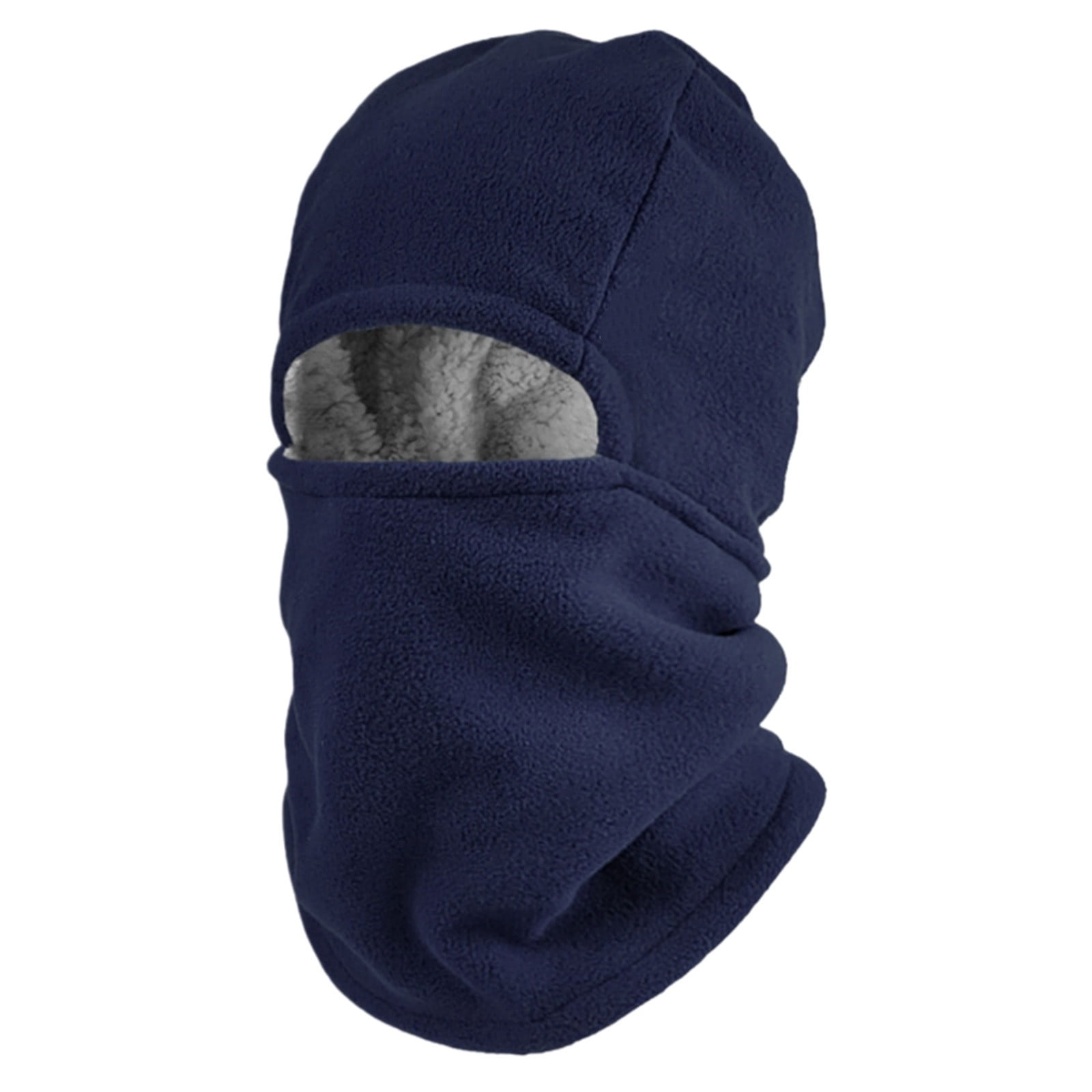 Puwuzcl 2-in-1 Winter Warm Facemask Cap, Lined Balaclava for Men ...