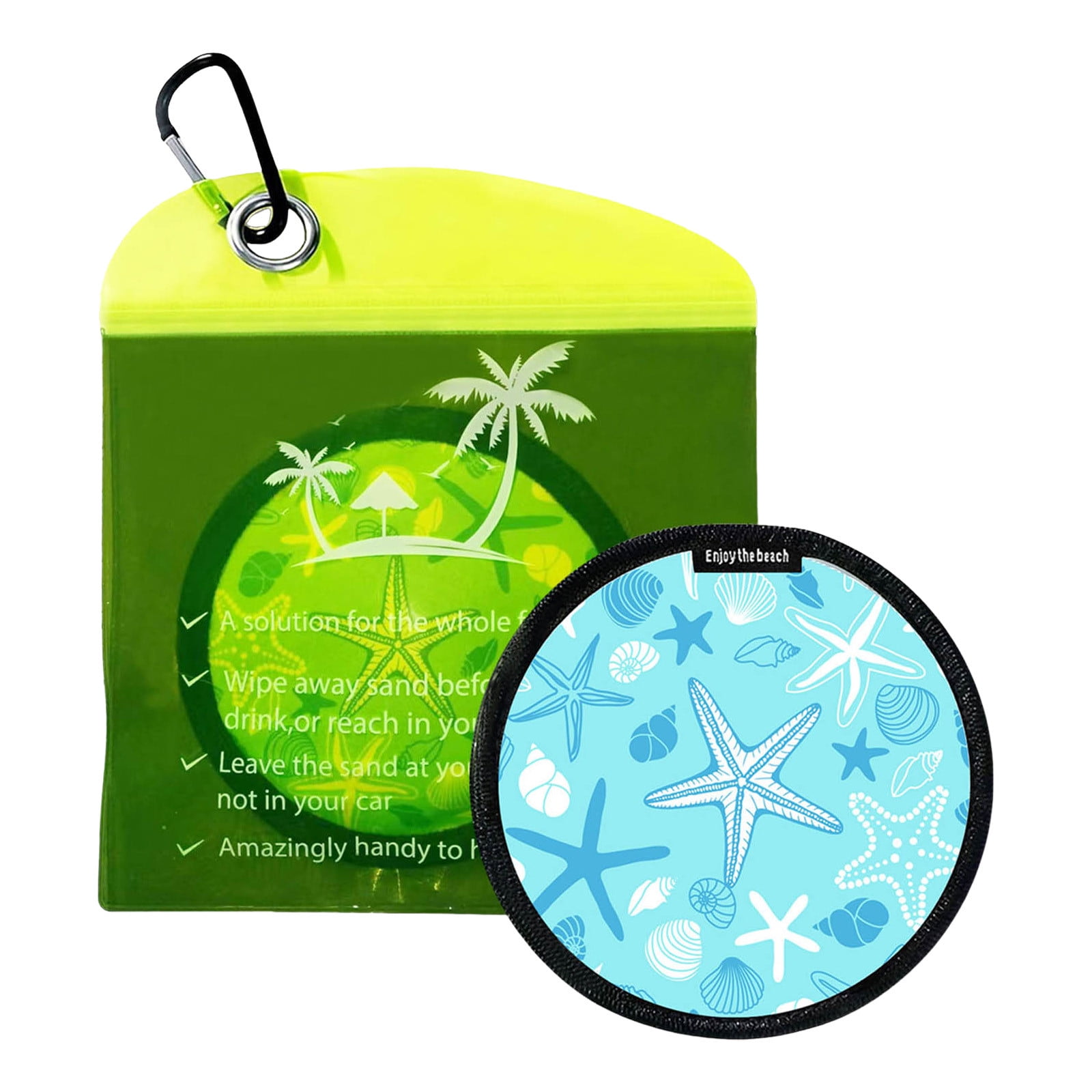 Puwuzcl Beach Sand Removal Bag Outdoor Sand Wiping Bag Efficient Sand ...