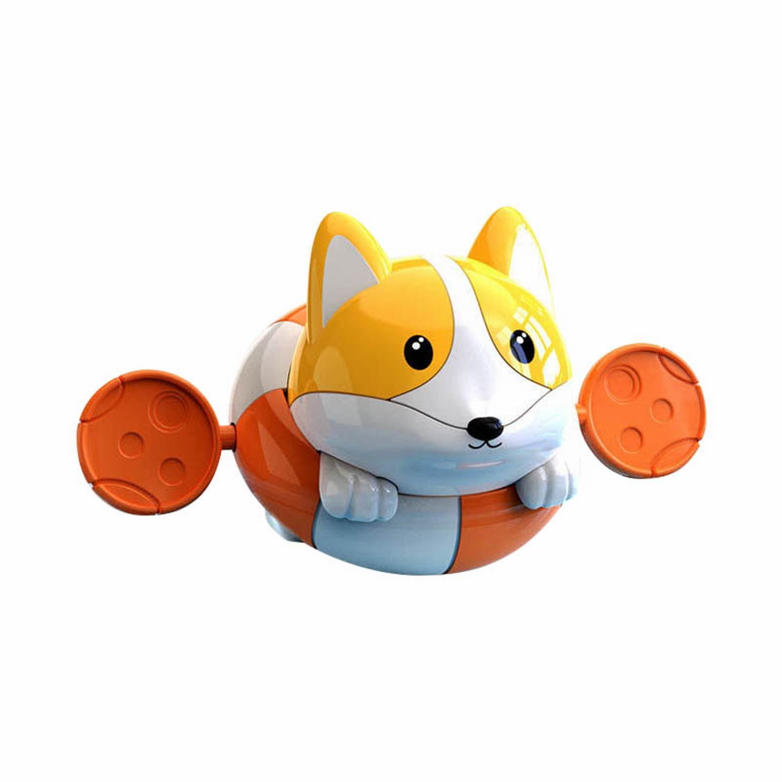 Puwuzcl Wind-Up Swimming Corgi Dog Bath Toys for Toddlers 1-4 Years ...