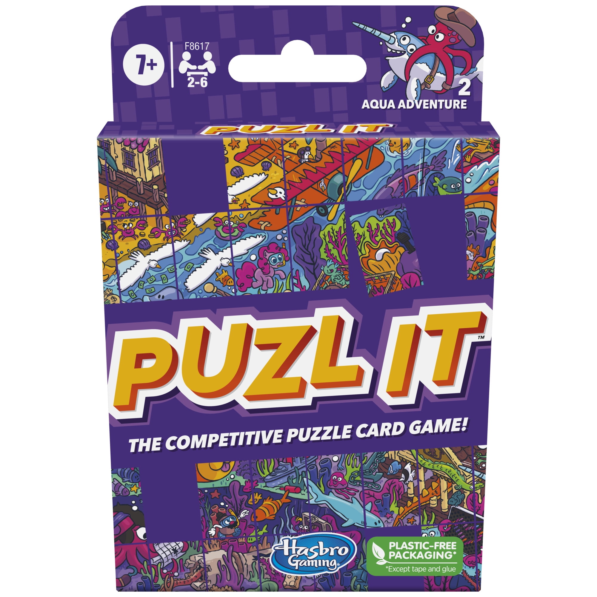 Puzl It Game: Aqua Adventure, Competitive Puzzle Card Game, Family ...